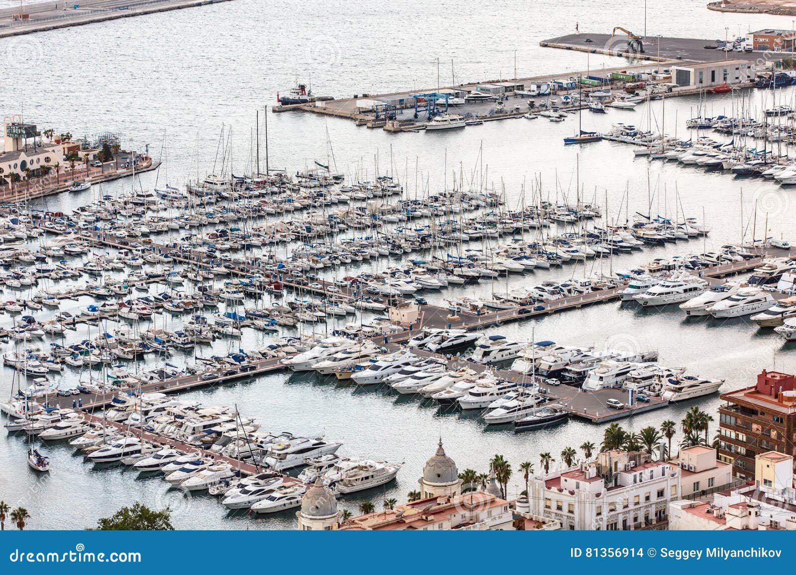 Top View of the Bay the Marina Editorial Stock Image - Image of harbor ...