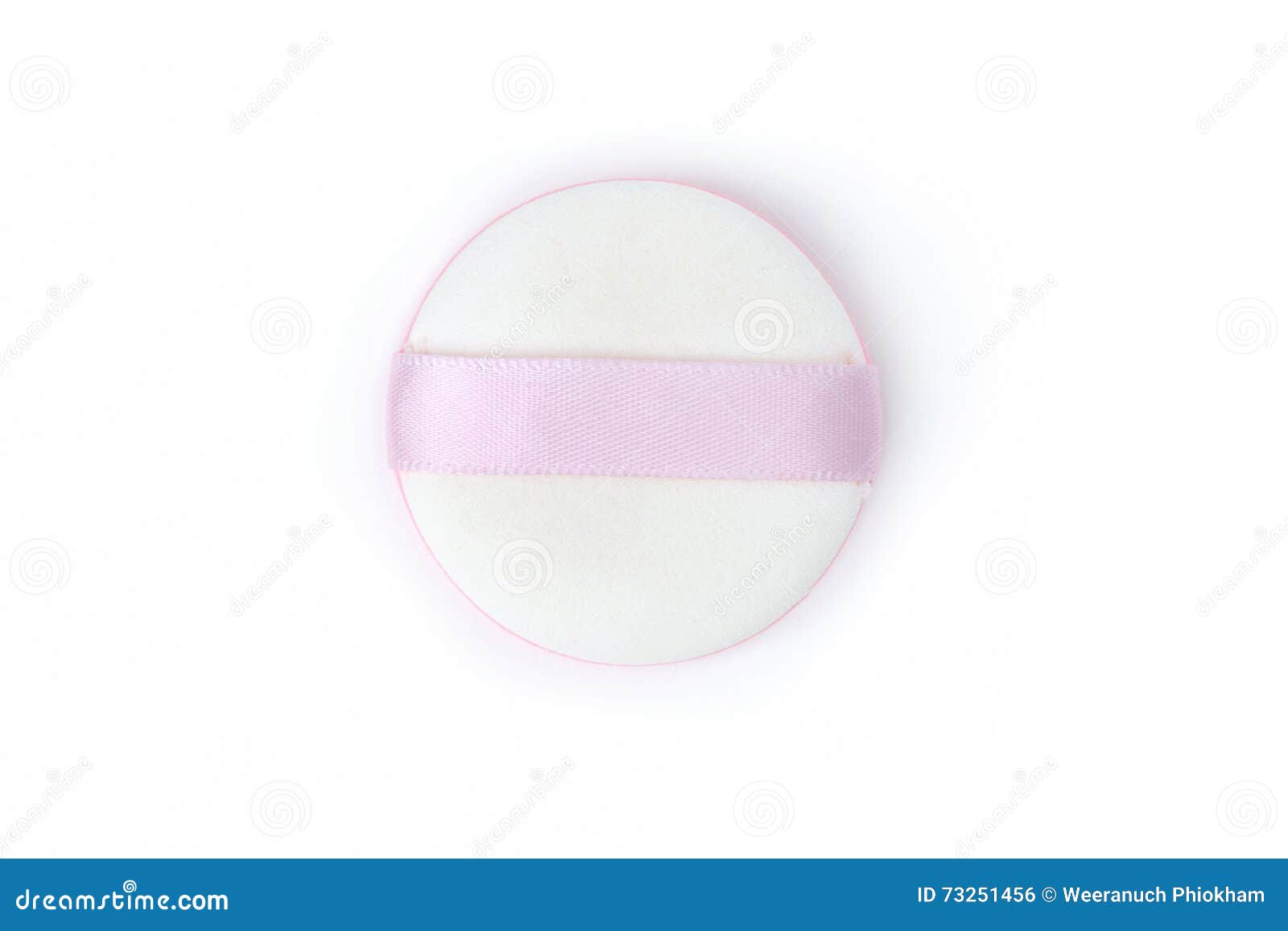 Top View Beautiful Makeup Puff Stock Photo - Image of beautiful ...