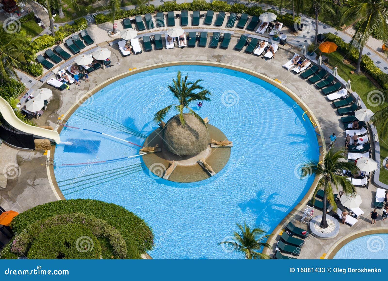 Top View of Beautiful Swimming Pool Stock Image - Image of holiday ...