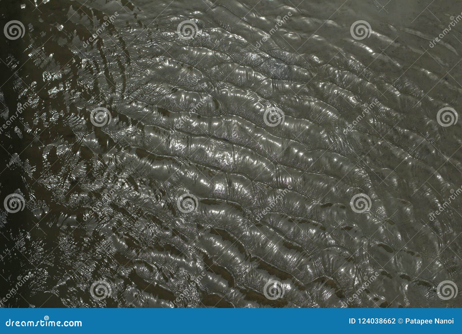 Top View Beautiful Water Ripple on the River Stock Photo - Image of ...