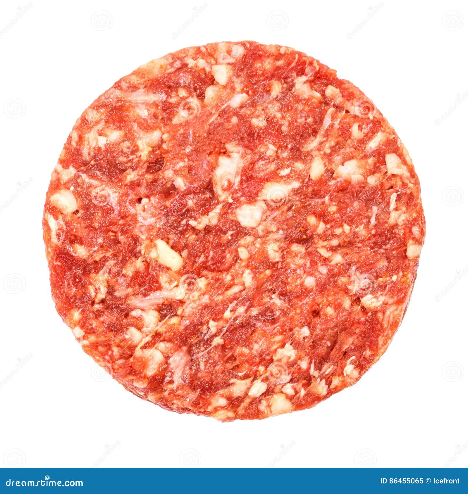 Top View of Beef Hamburger Meat Stock Image - Image of garlic, butcher ...