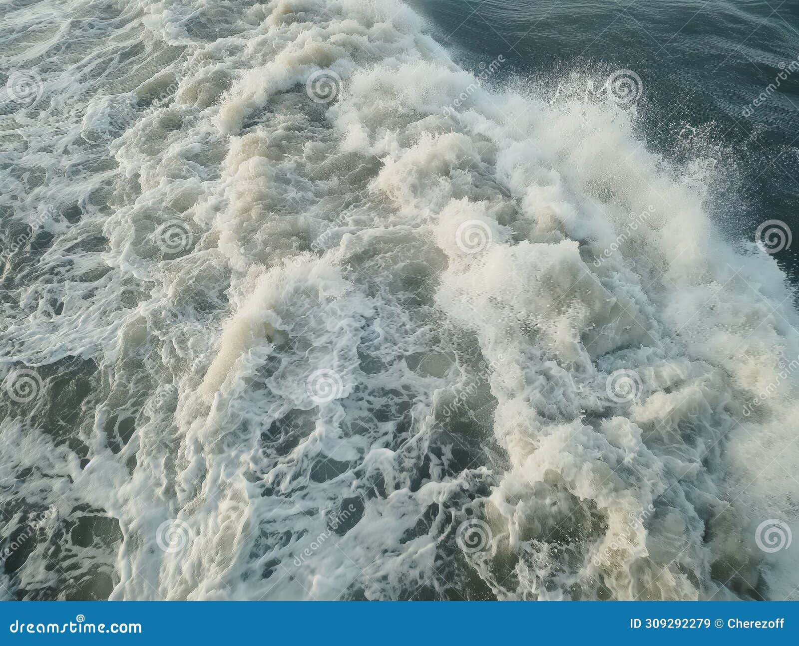 Top view of big ocean wave stock image. Image of power - 309292279