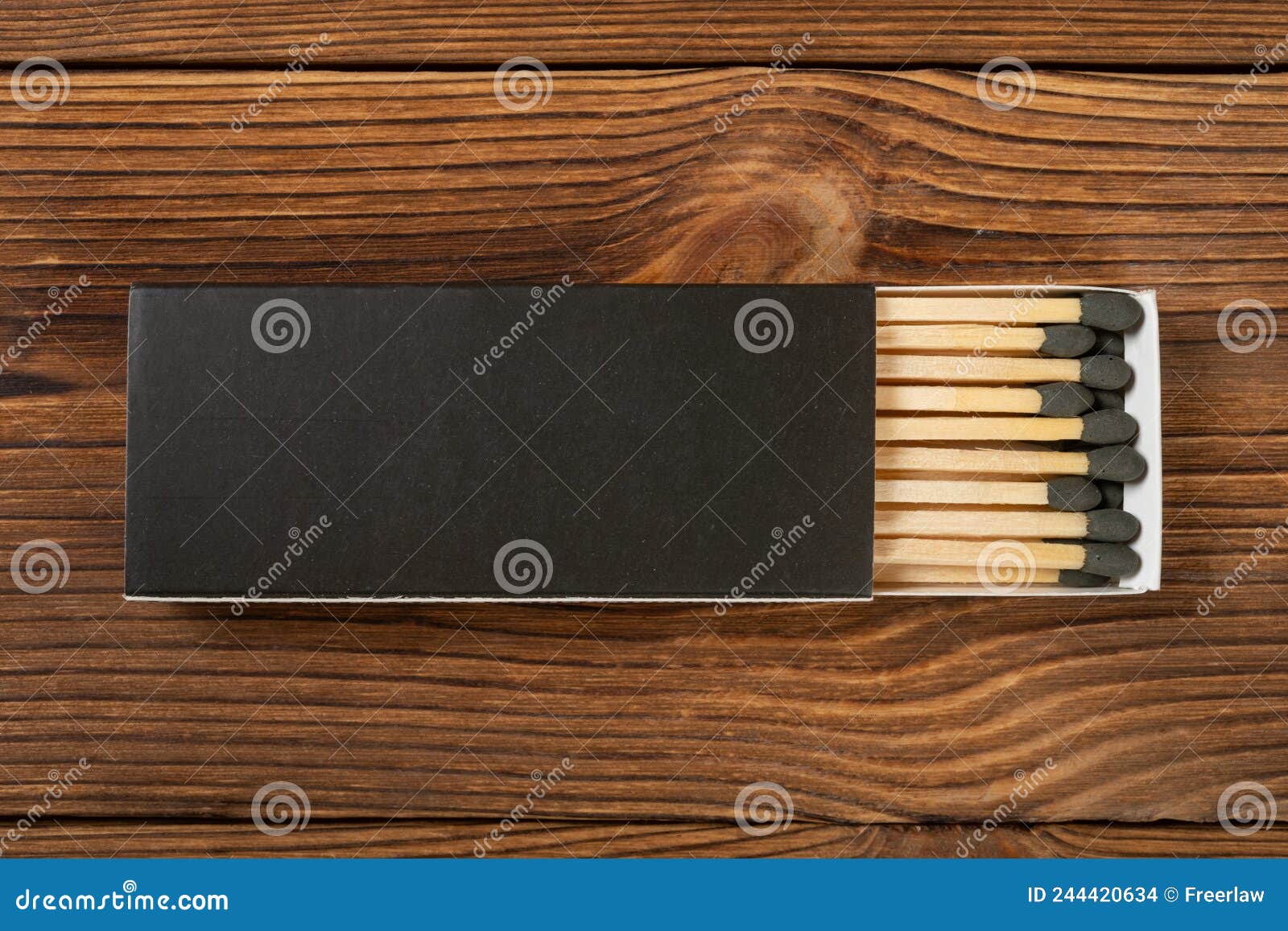 The Matchbox On The Table Royalty-Free Stock Photo | CartoonDealer.com ...