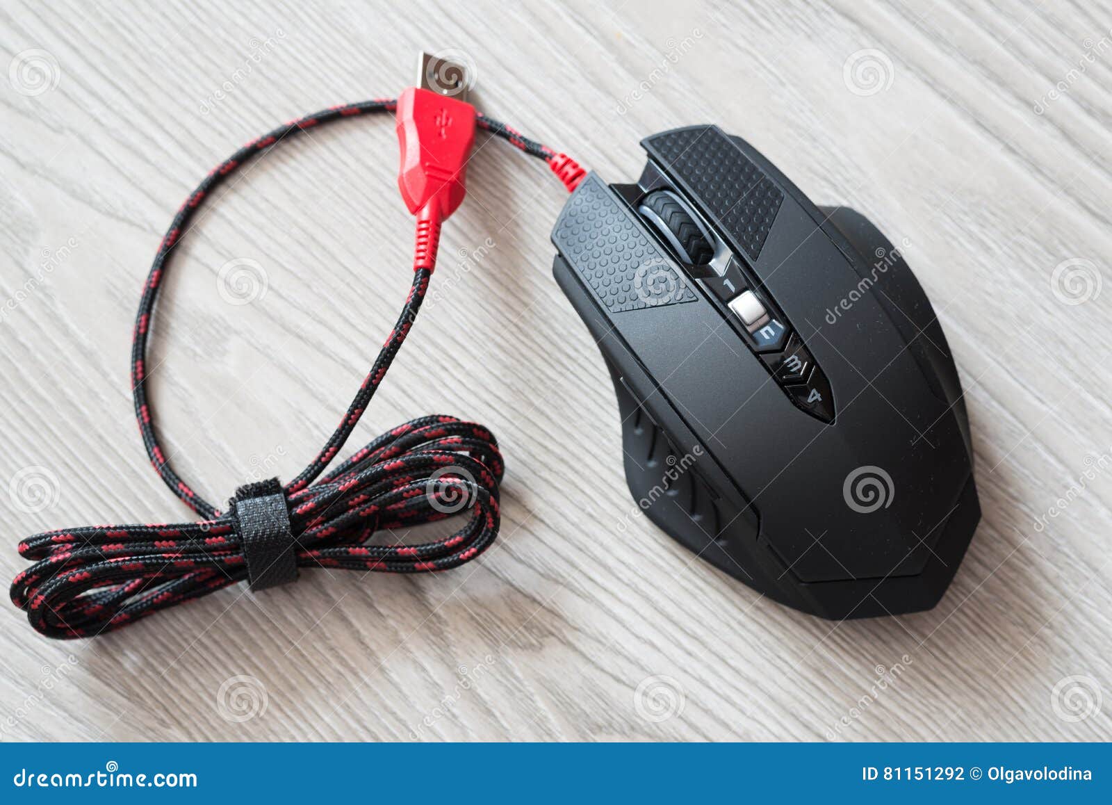 Top View of Black Computer Mouse Stock Photo - Image of annexation ...
