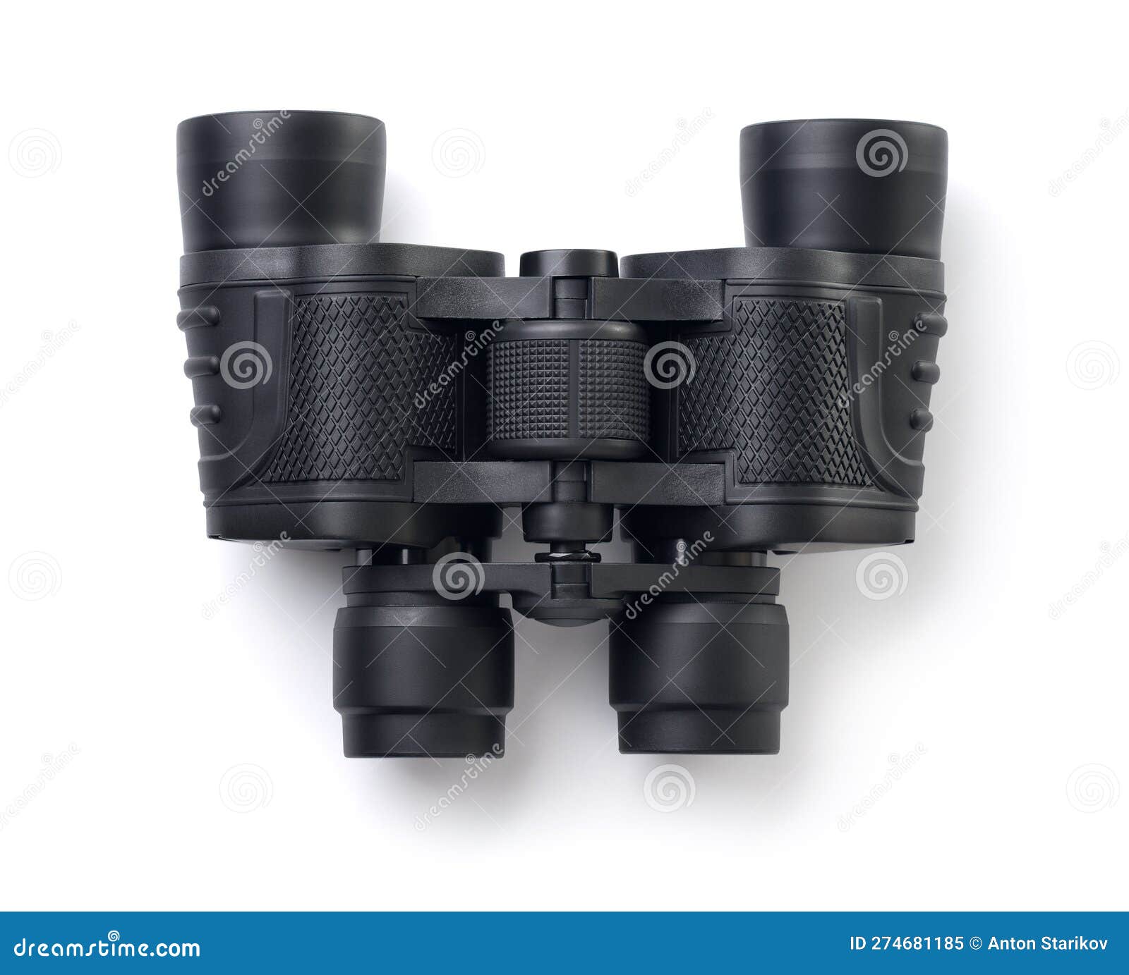 Top View of Black Metal Modern Binoculars Stock Image - Image of search ...