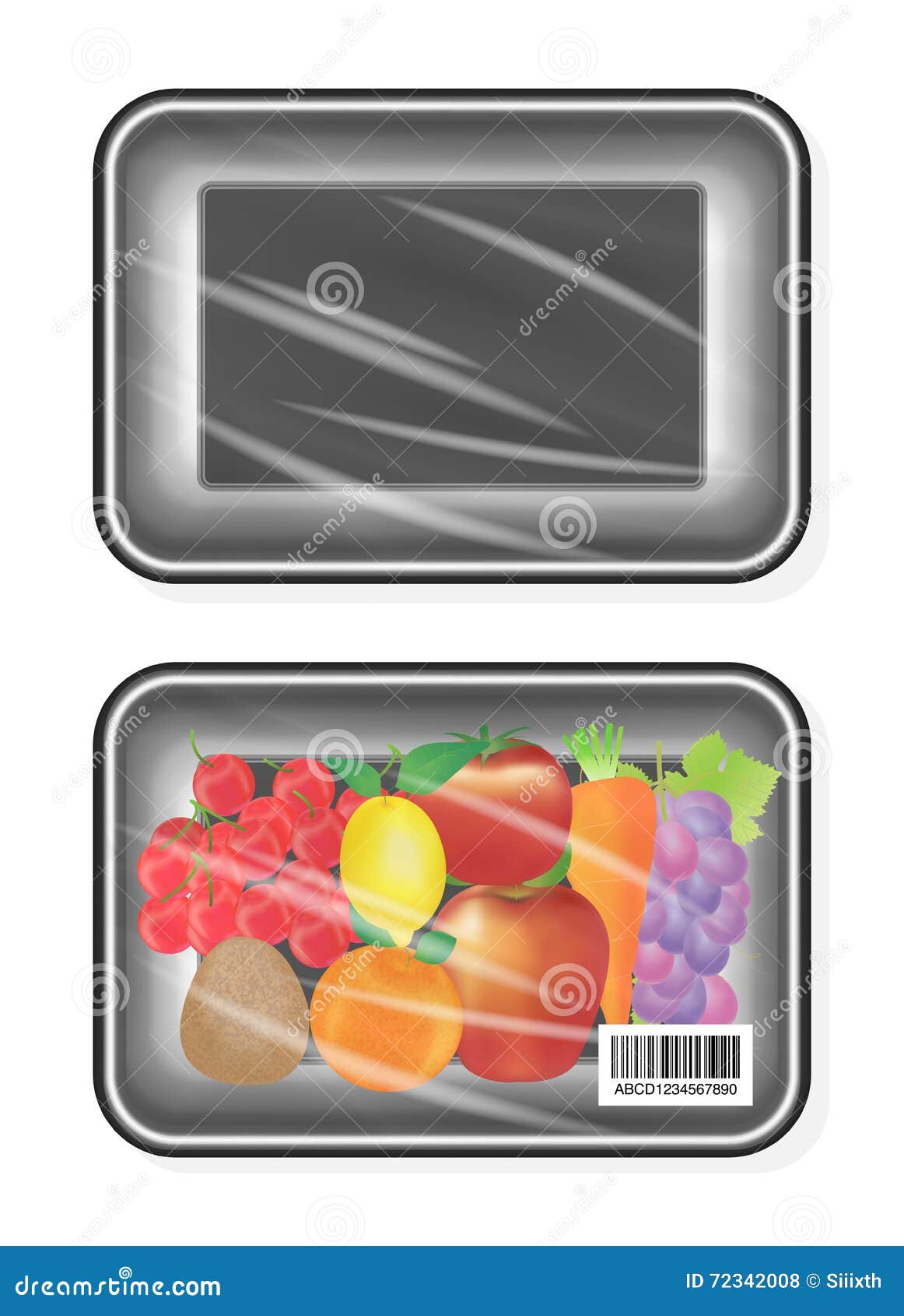 Packaged Food Top View Stock Illustrations – 64 Packaged Food Top View ...
