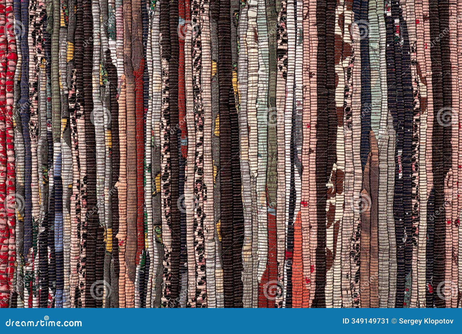 Top View of Blank Cloth Napkin for Table Setting with Abstract Ethnic ...