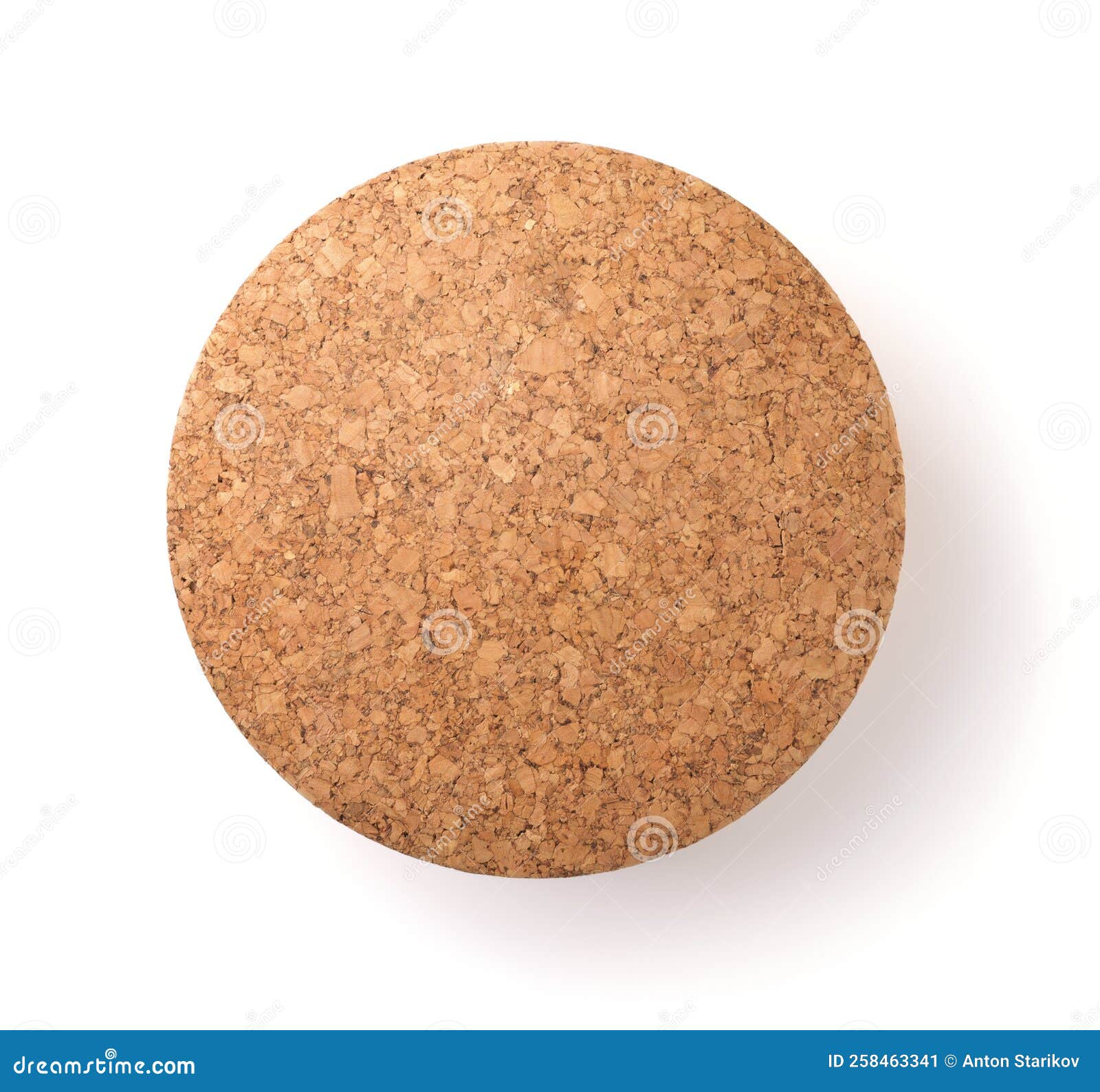 Top View of Blank Natural Cork Jar Stopper Stock Image - Image of ...