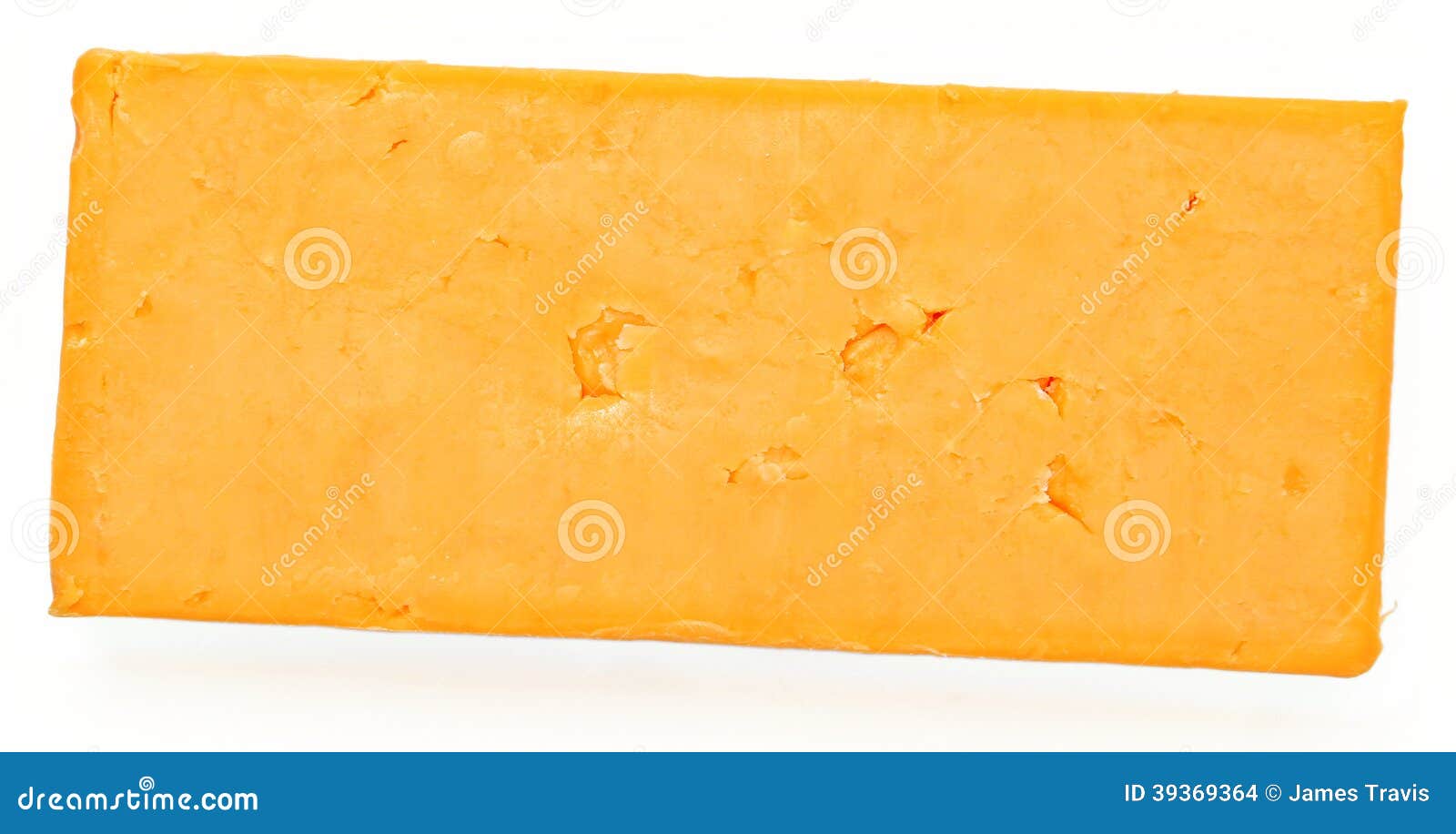 Top View Block of Cheddar Cheese Stock Photo - Image of chunk, orange ...