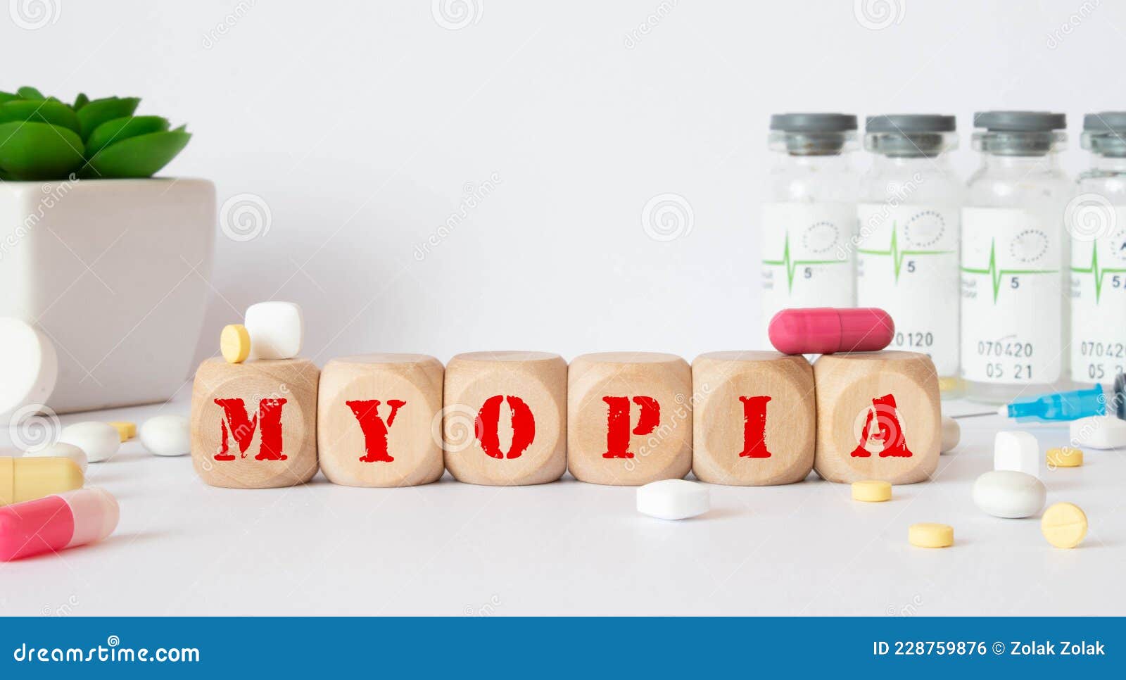MYOPIA Word Made On Torn Paper, Medical Concept Background Royalty-Free ...