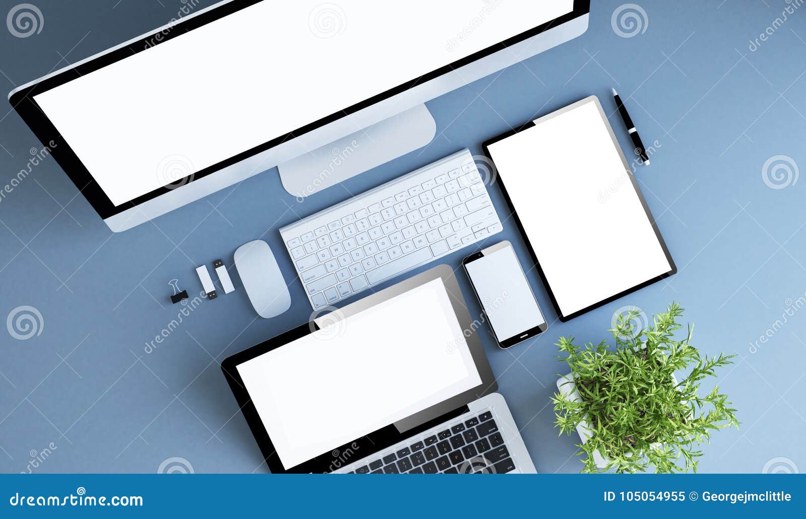 Top View Of Blue Line, France Flag, No Flagpole. Plane Design, Layout ...