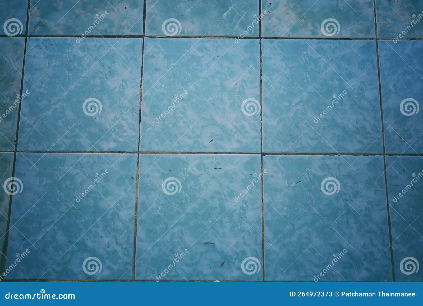 Top View, Blue Tile, Old Tile, Square Image, for Background. Stock ...