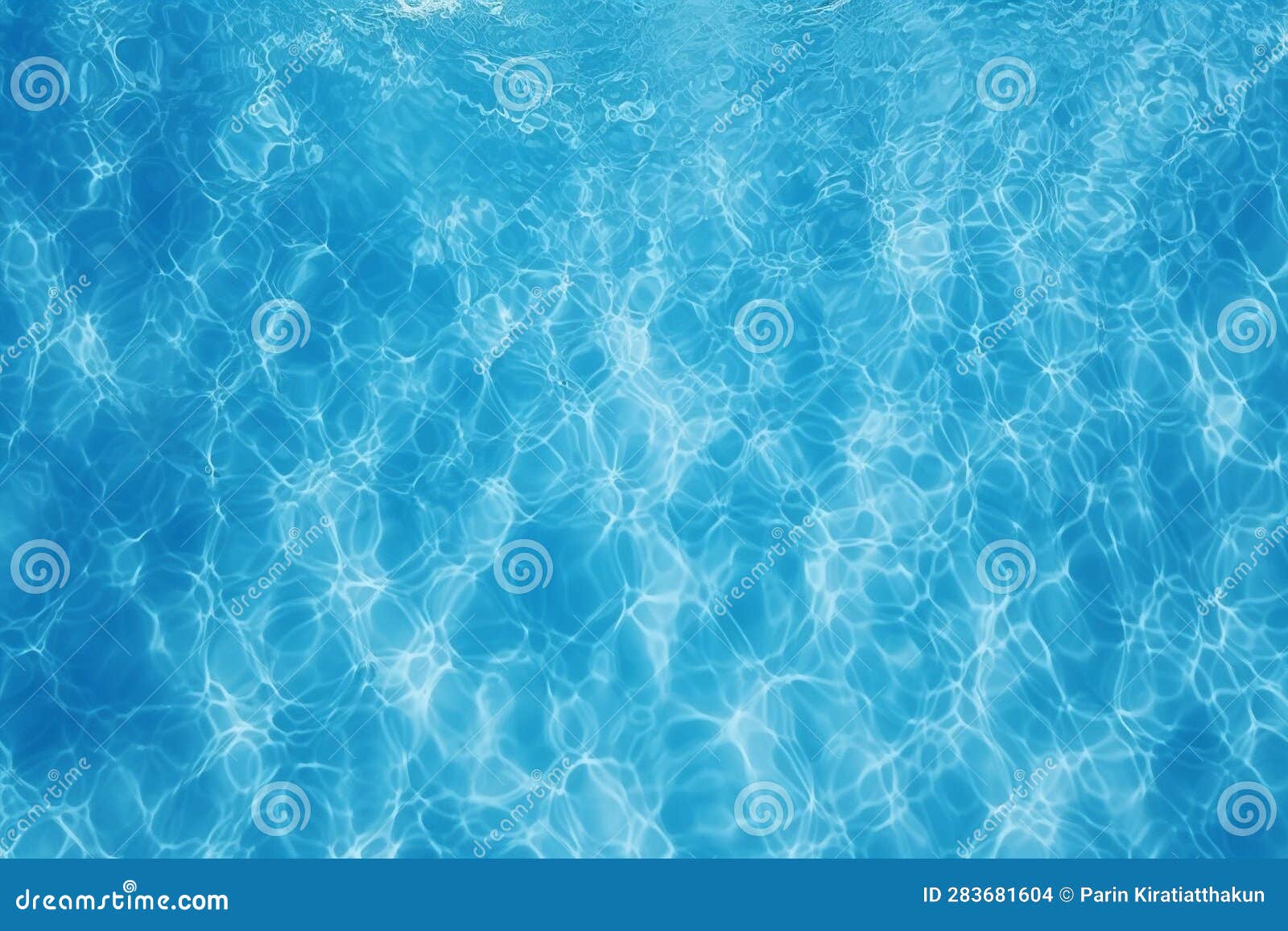 Top View of the Blue Water Texture in the Swimming Pool Background ...