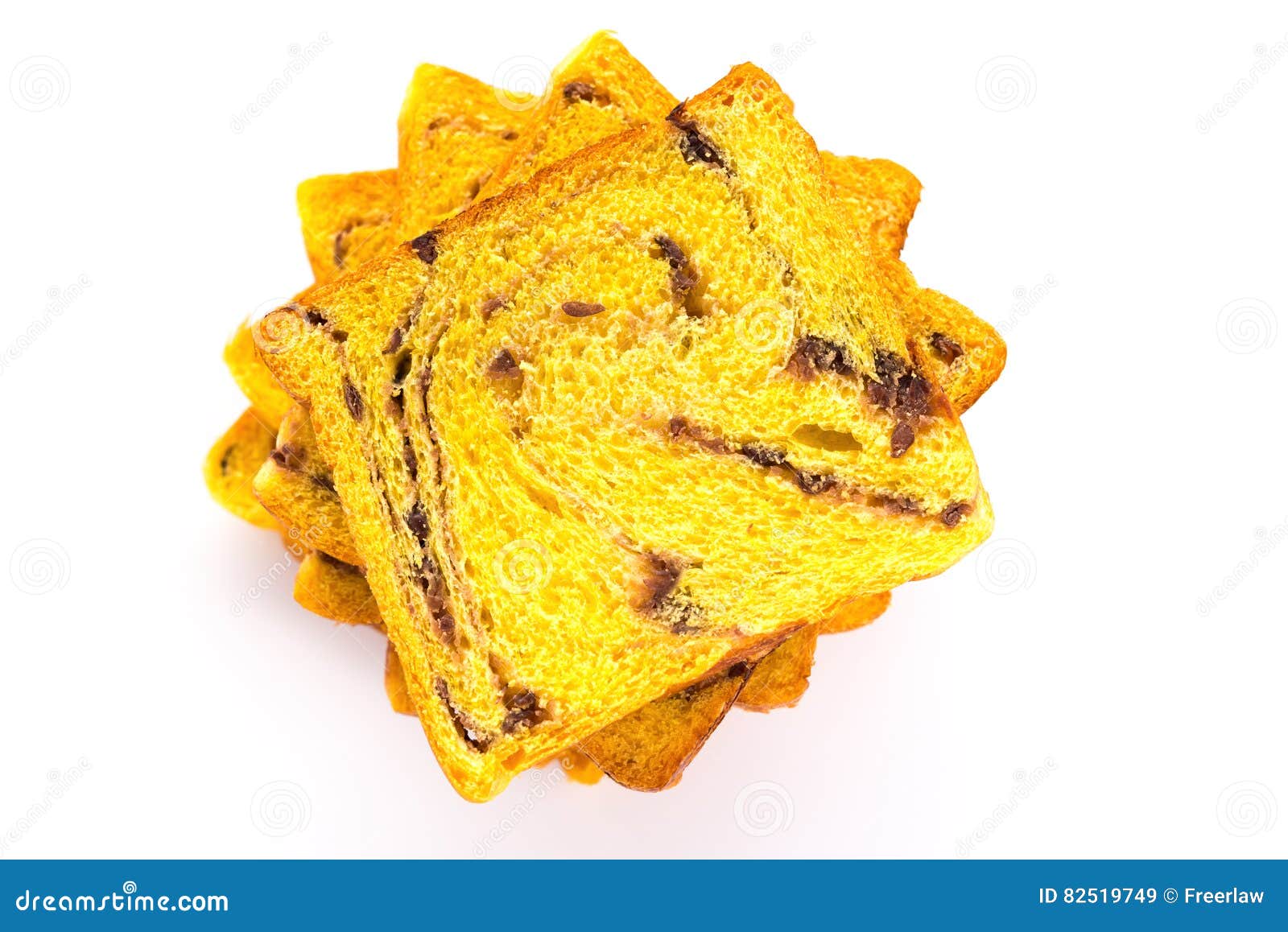 Top View Of Bread Loaves Over Grey Background, Copy Space Stock ...