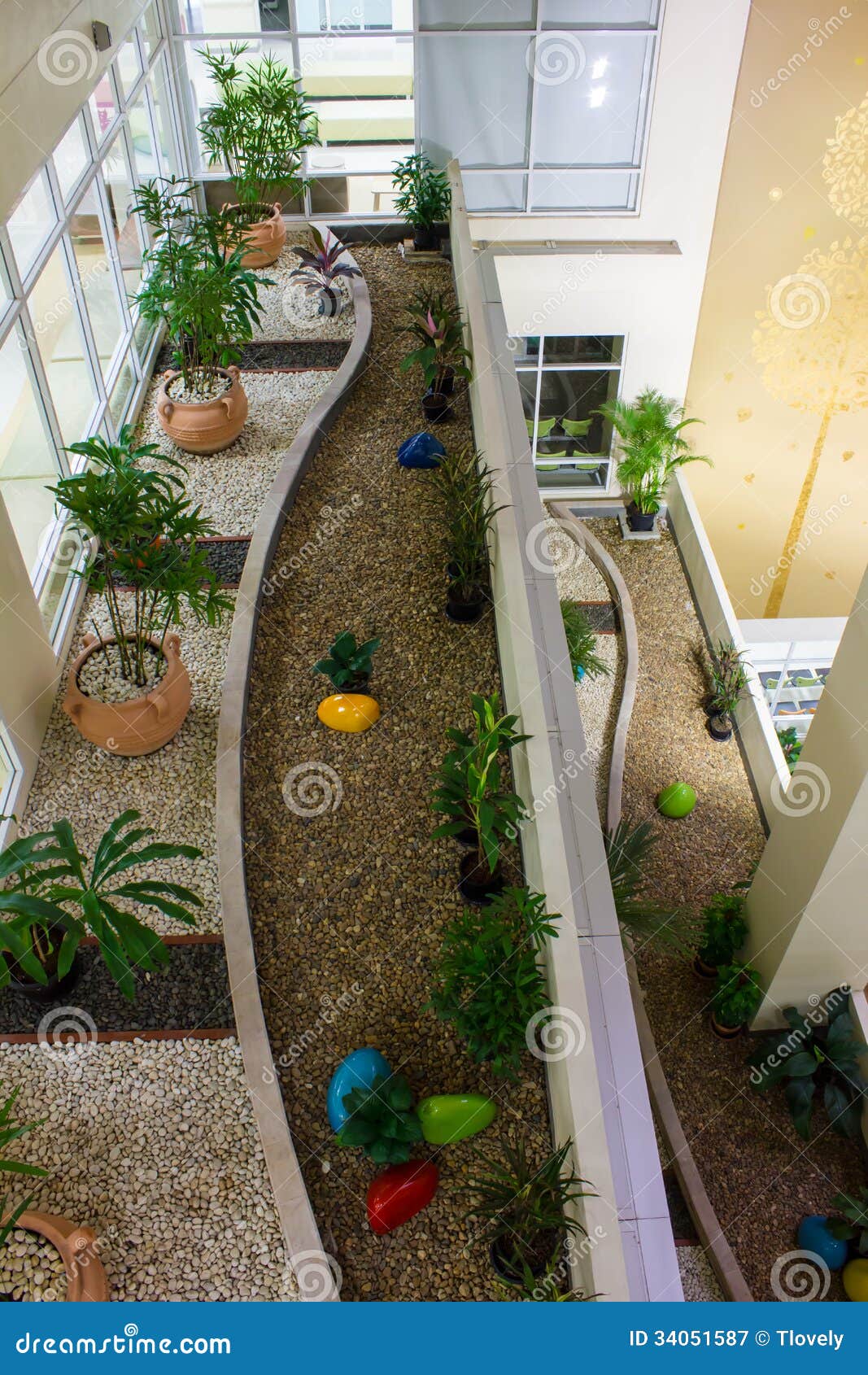 Top view of brick path stock image. Image of flora, follow - 34051587