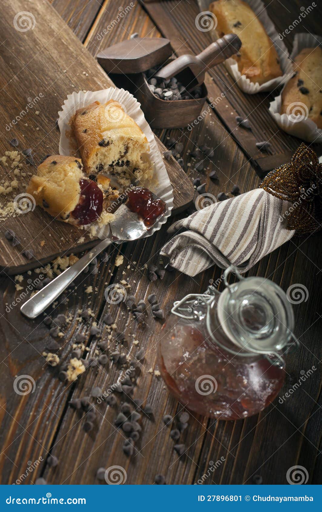 Top view of broken cupcake stock image. Image of glass - 27896801