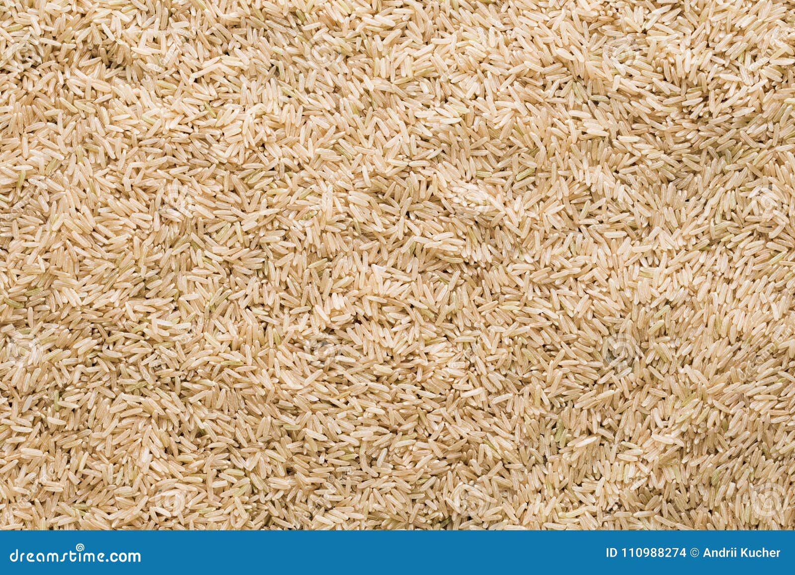 Top View Brown Rice Texture Close Up Stock Photo - Image of cereal ...
