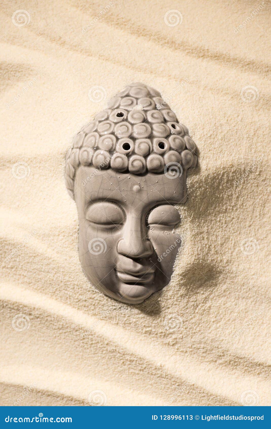 Top View of Buddha Sculpture Stock Image - Image of buddhism, coastline ...