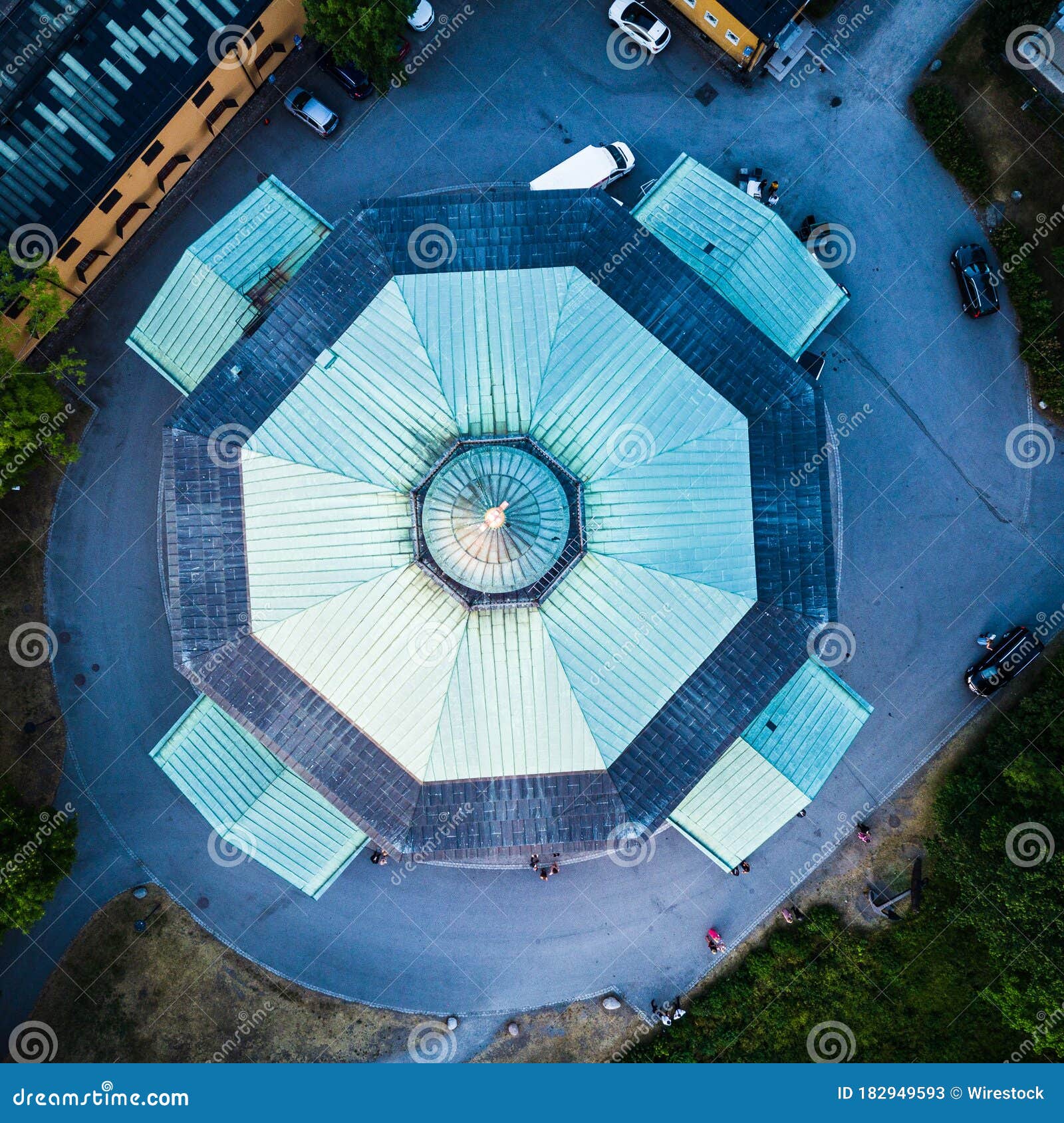 Octagon-shaped Interior Of The Aachen Cathedral Editorial Image ...