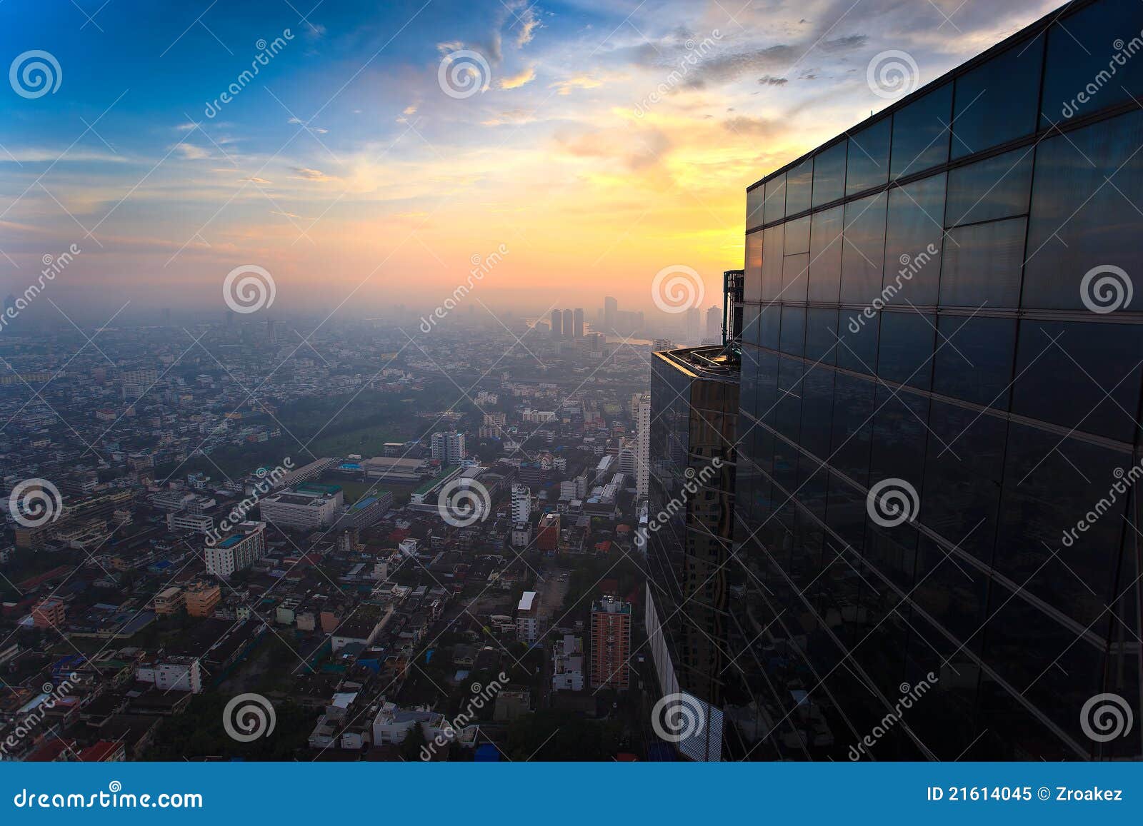 Top View Building Sunset Time Stock Image - Image of chinese, france ...