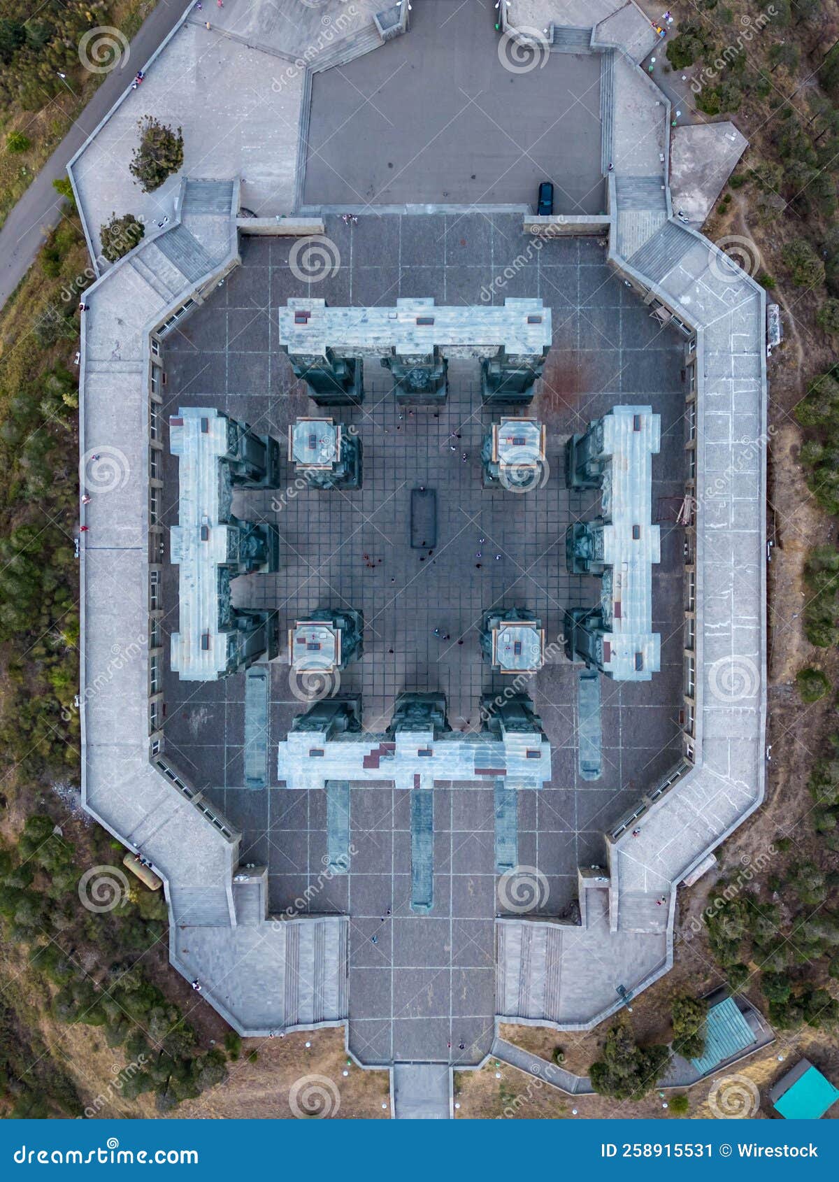 Top View of a Building Under Construction Stock Image - Image of view ...