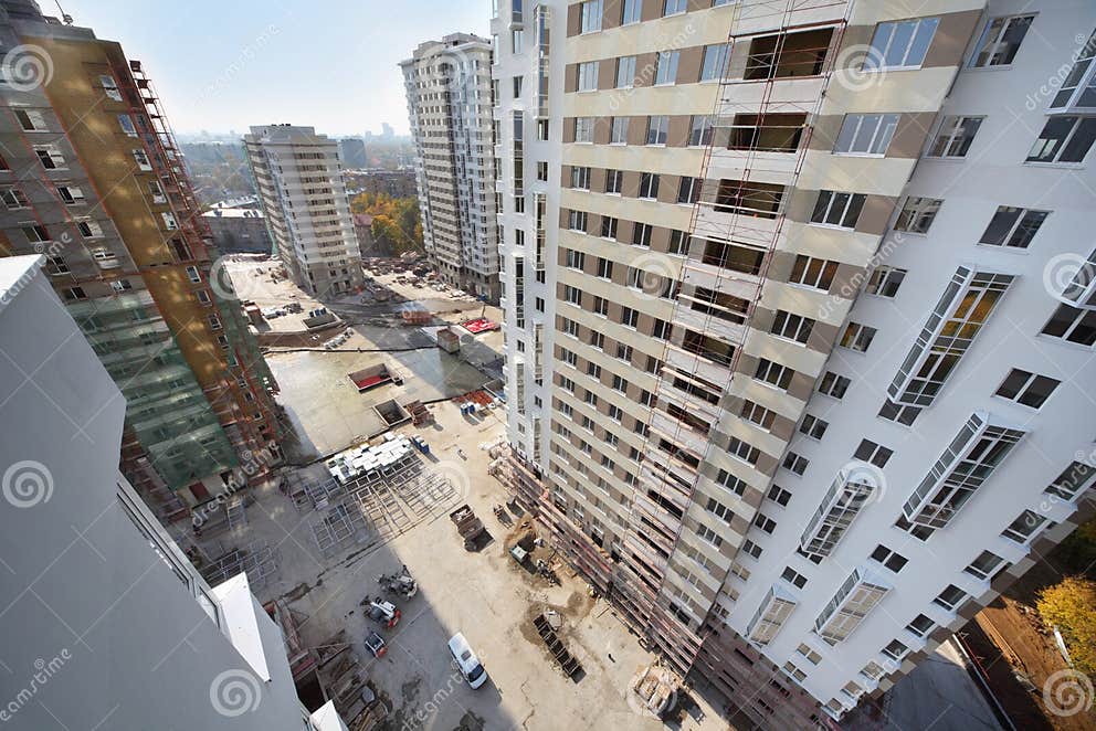 Top View of Buildings of Residential Complex Editorial Photo - Image of ...
