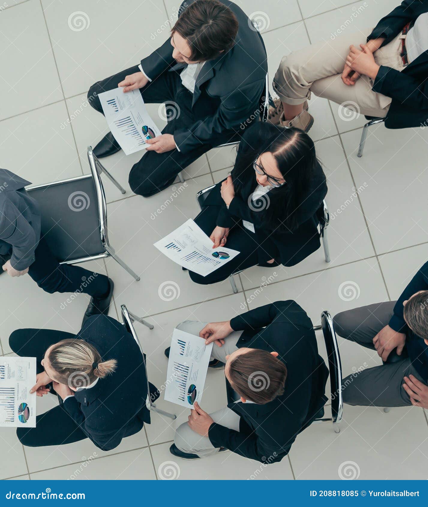 Business Colleagues Supporting Each Other with a Handshake. Stock Image ...