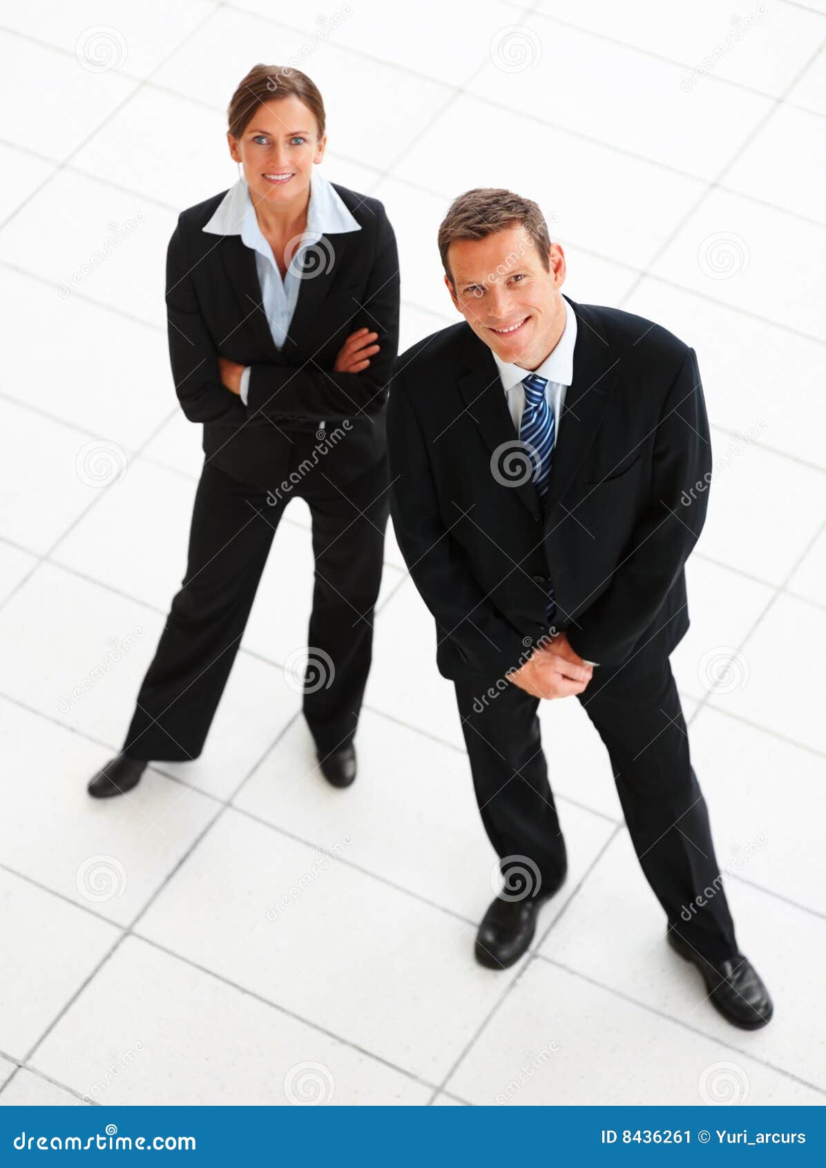 Top View of Business People Standing Together Stock Image - Image of ...