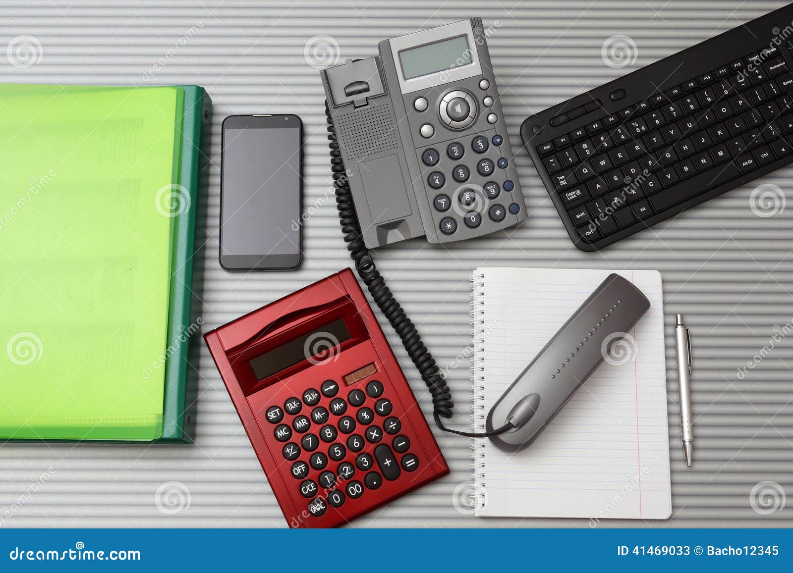 Top View of Busy Consultant Desktop Stock Image - Image of calculate ...