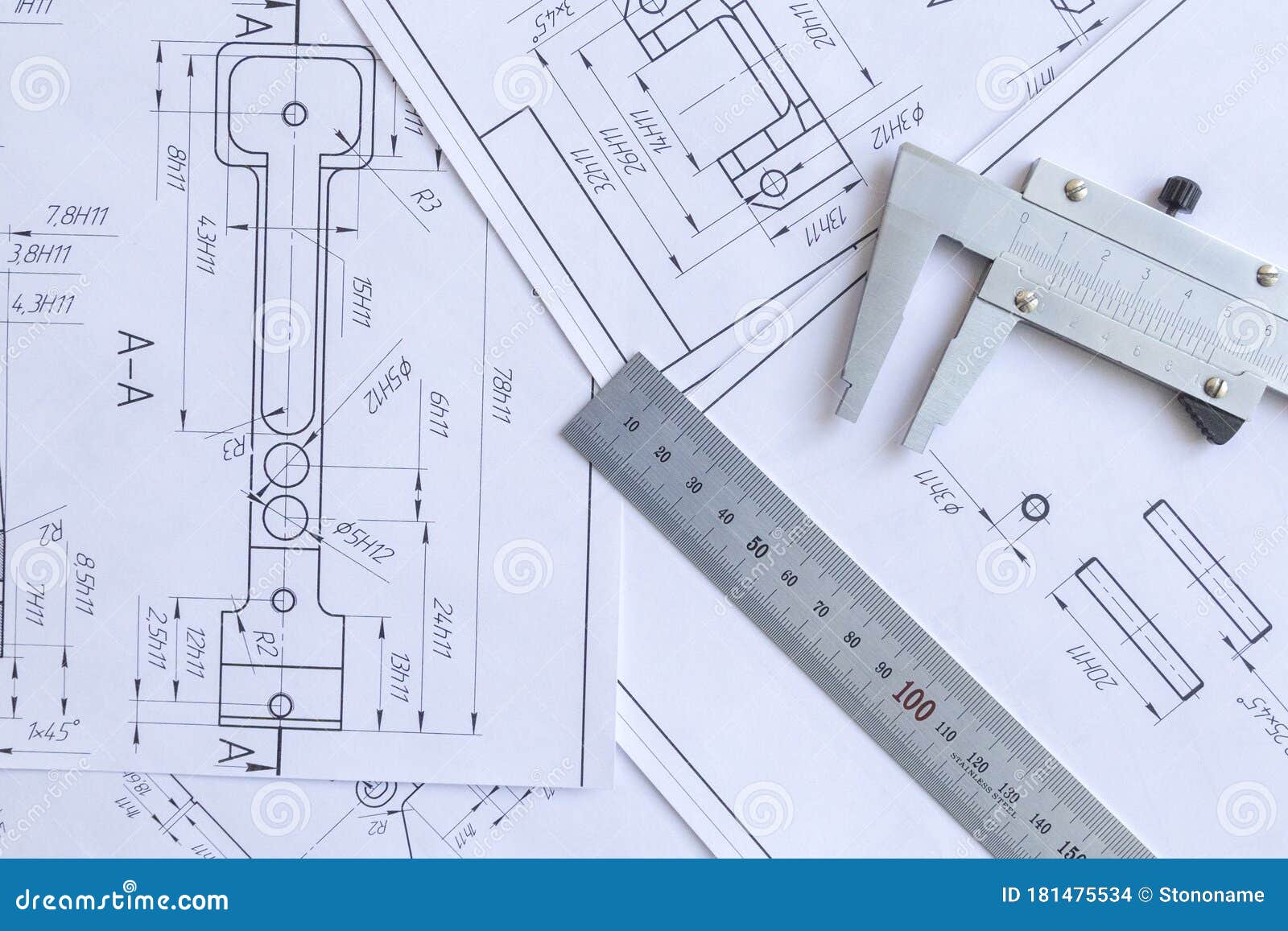 Detail Drawings Royalty-Free Stock Photo | CartoonDealer.com #22465515