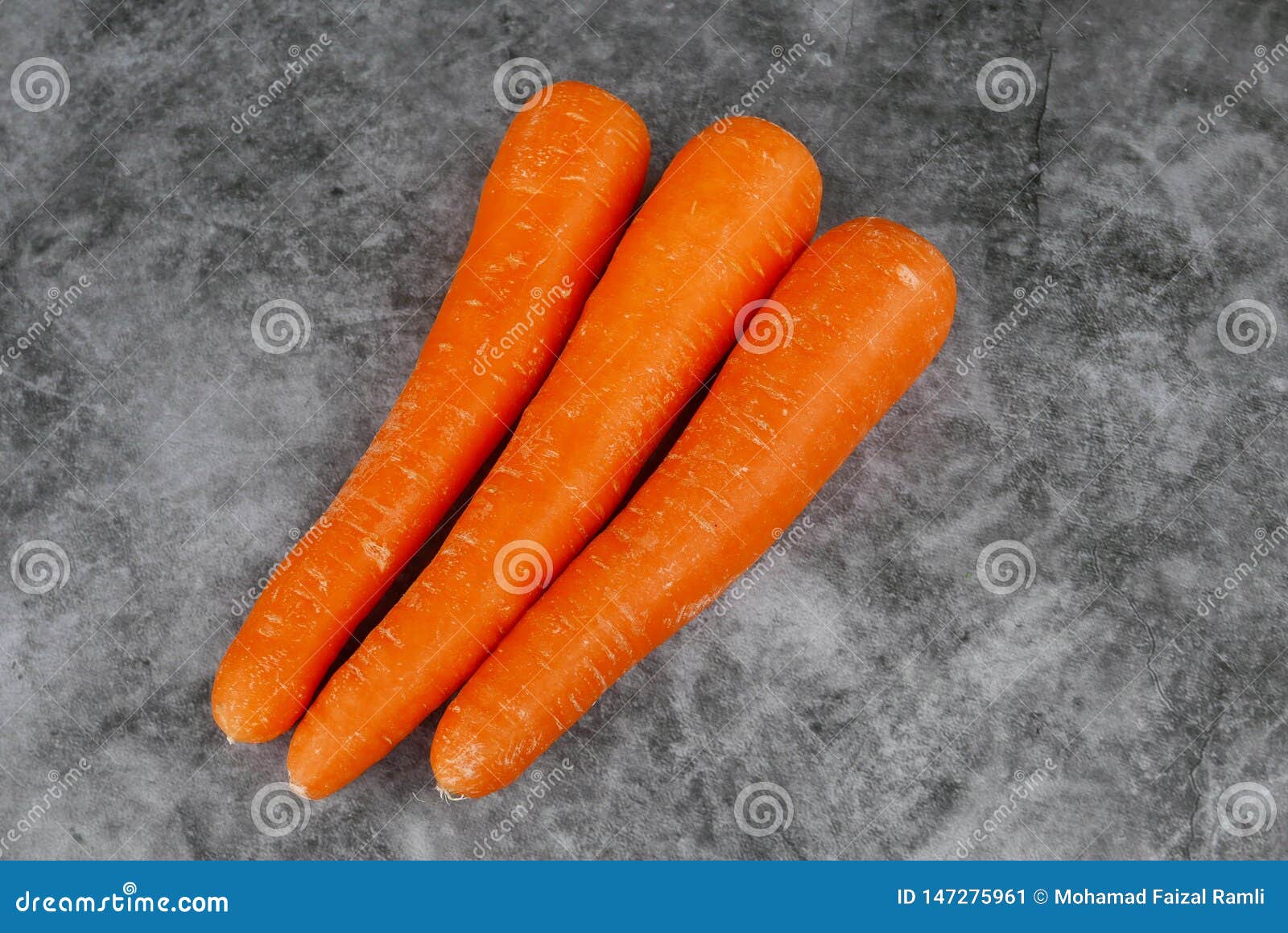 Top View of Carrot on Grey,black and White Floor Stock Image - Image of ...