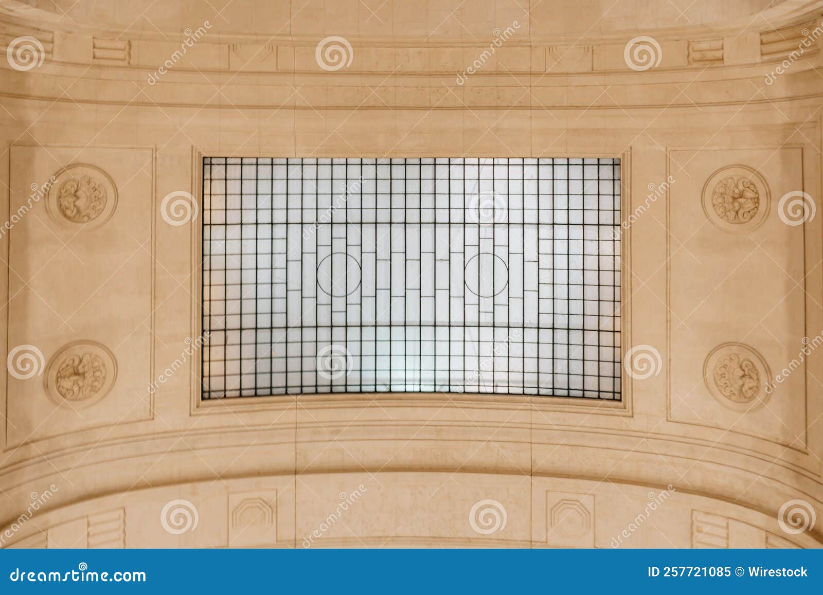 Top View of the Ceiling of a Building Stock Illustration - Illustration ...