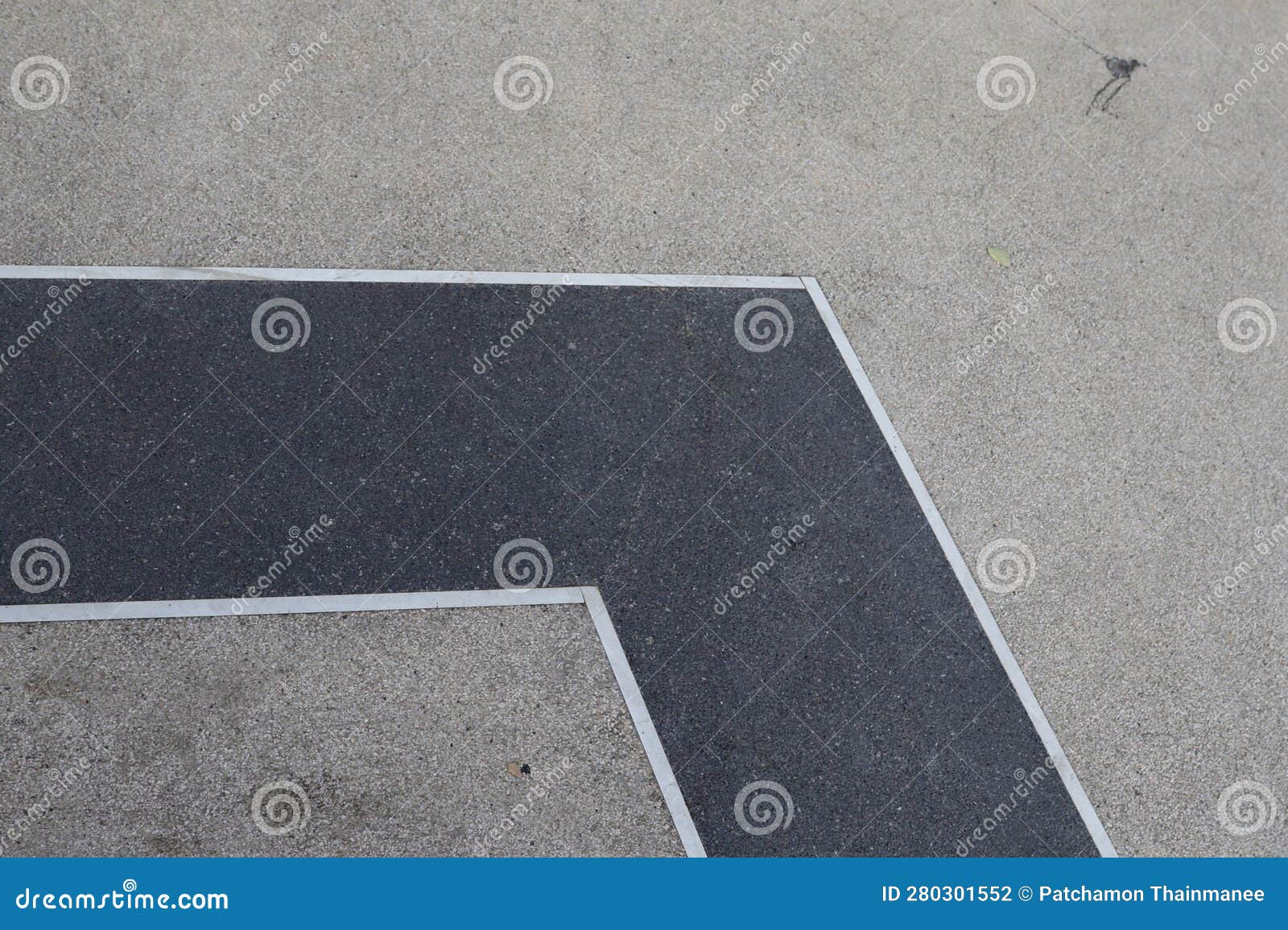 Top View Cement Road Surface with Different Shaped Pattern, Image for ...