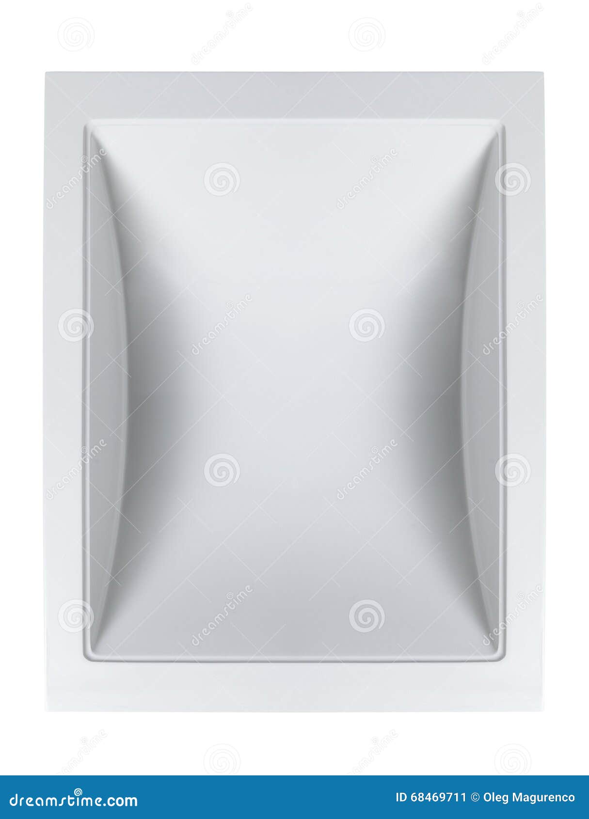 Top View of Ceramic Bathroom Sink Isolated Stock Image - Image of clean ...