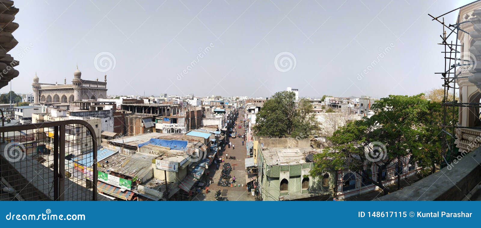 Top view from charminar editorial image. Image of hyderabad - 148617115