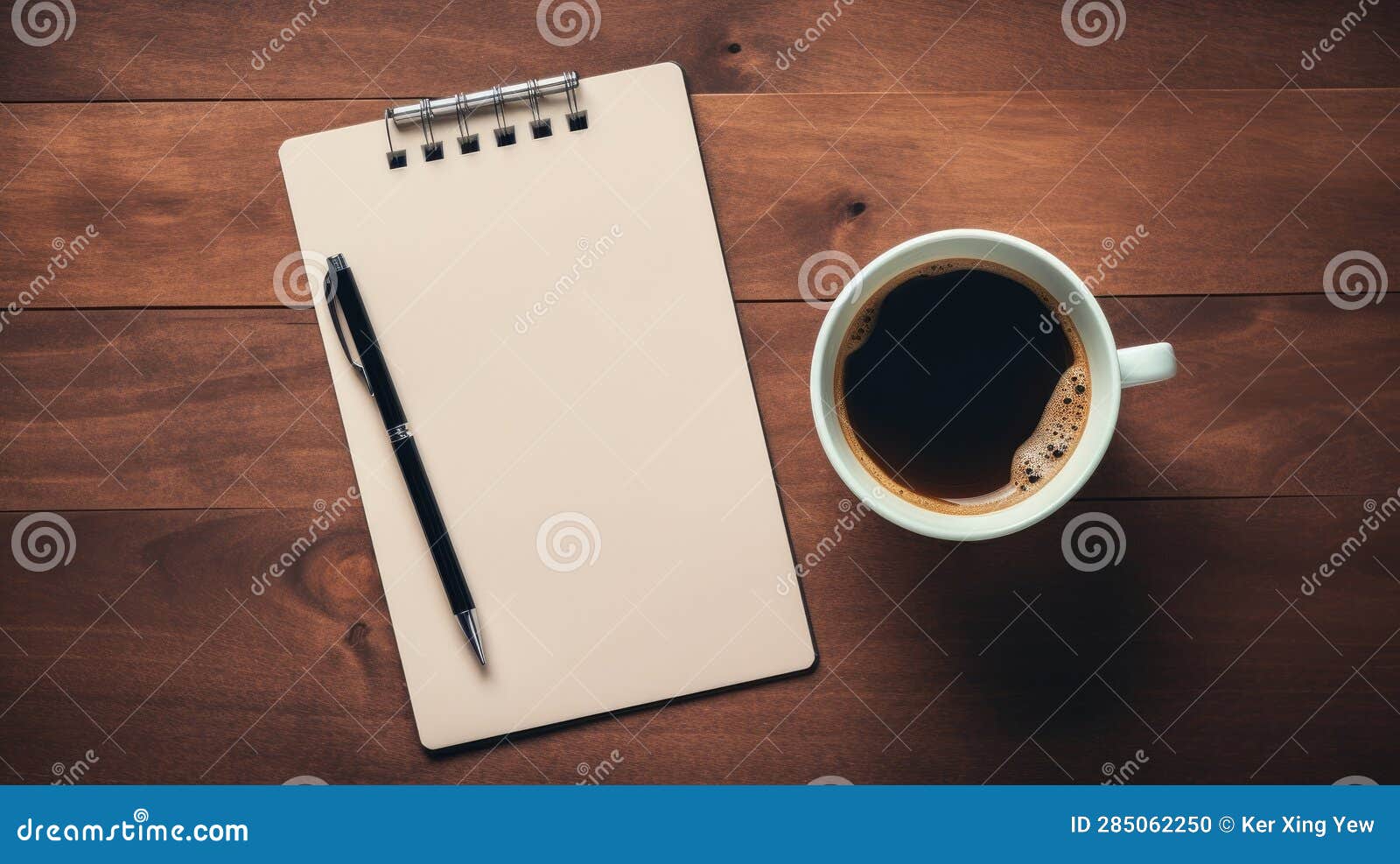 Top View of a Checklist with Checkboxes and a Cup of Coffee Stock ...