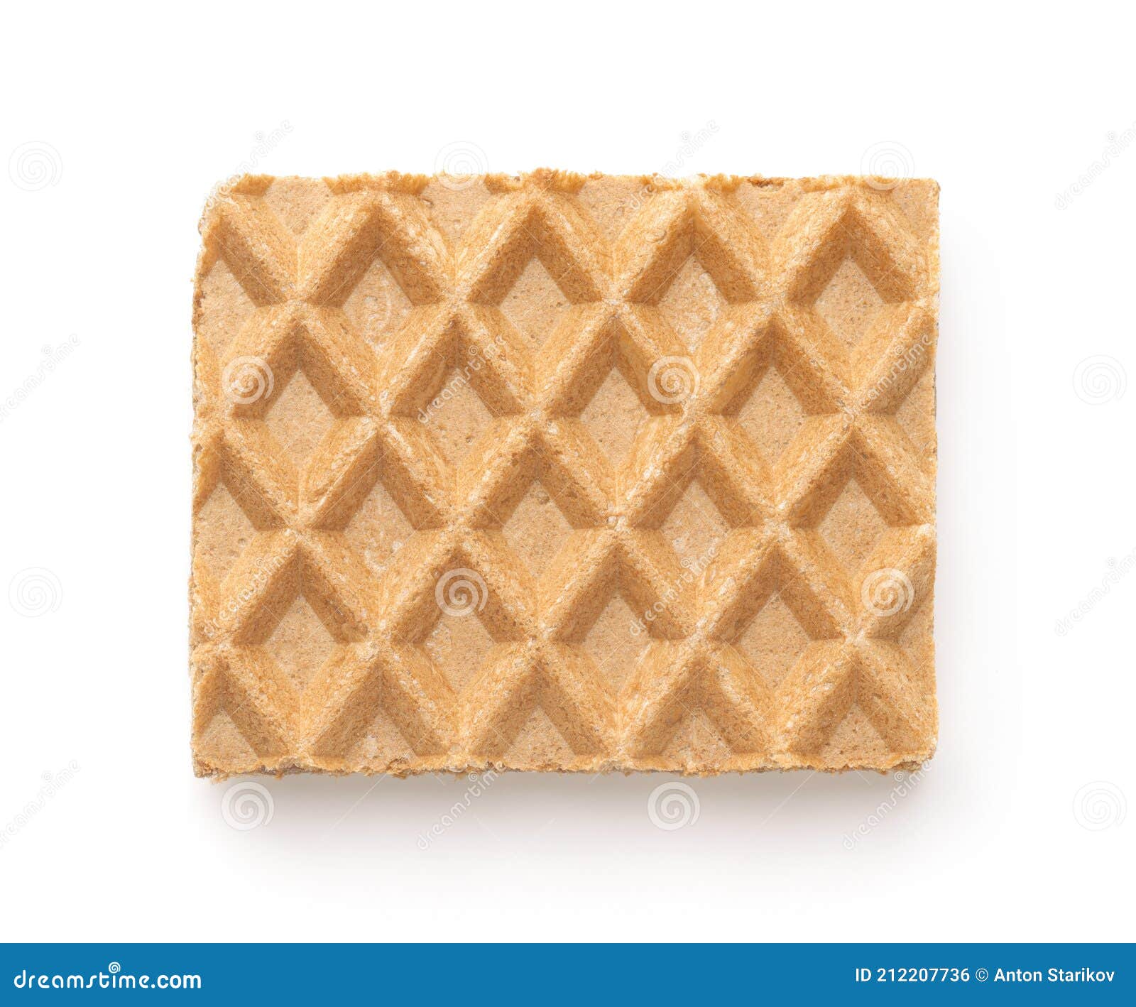 Top View of Chocolate Stuffed Wafer Stock Photo - Image of belgian ...