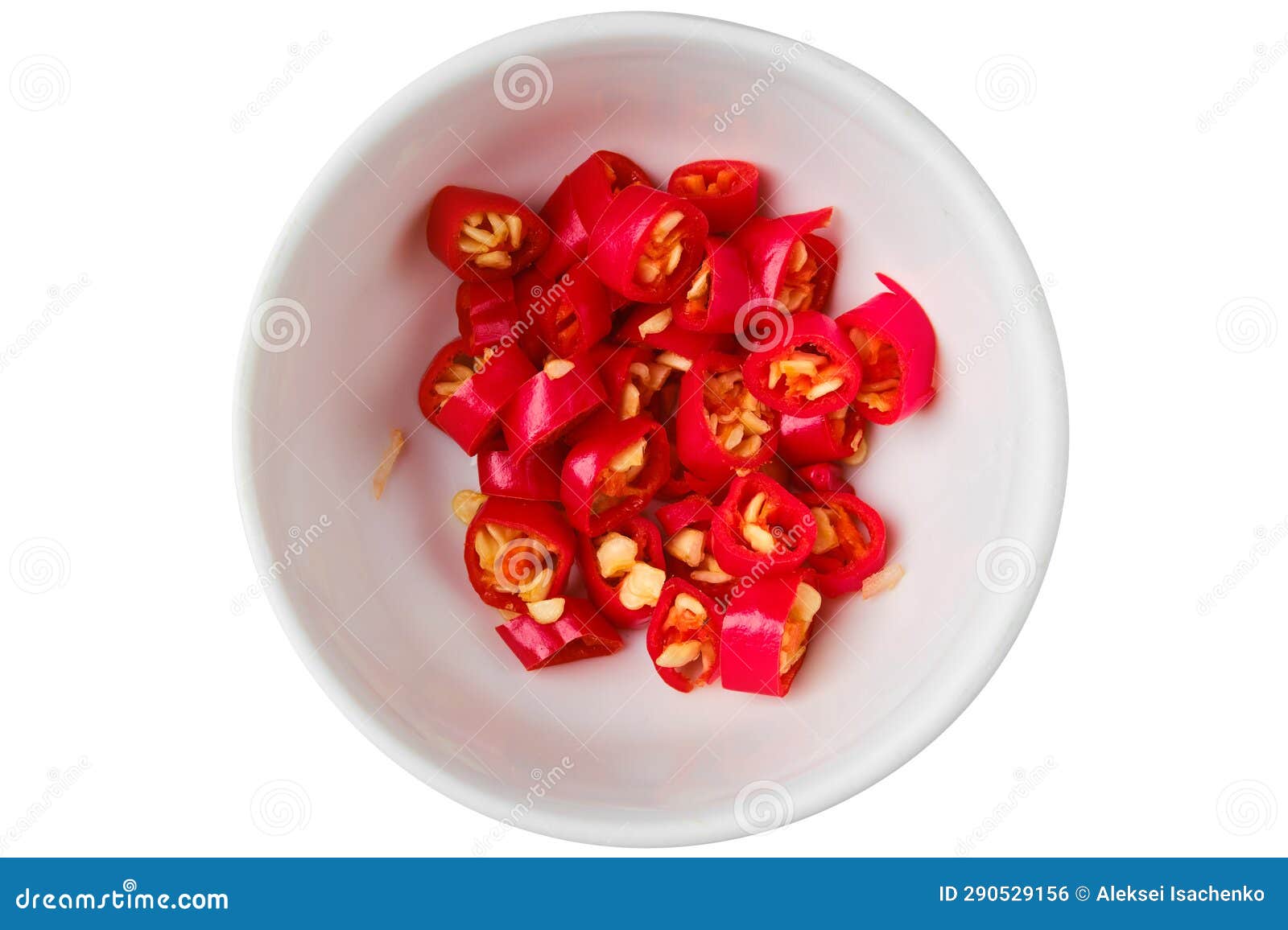 Top View of Chopped Chilli Pepper Stock Photo - Image of pepper, spice ...