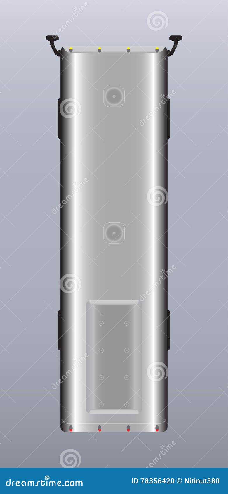 Top view of city bus stock illustration. Illustration of public - 78356420