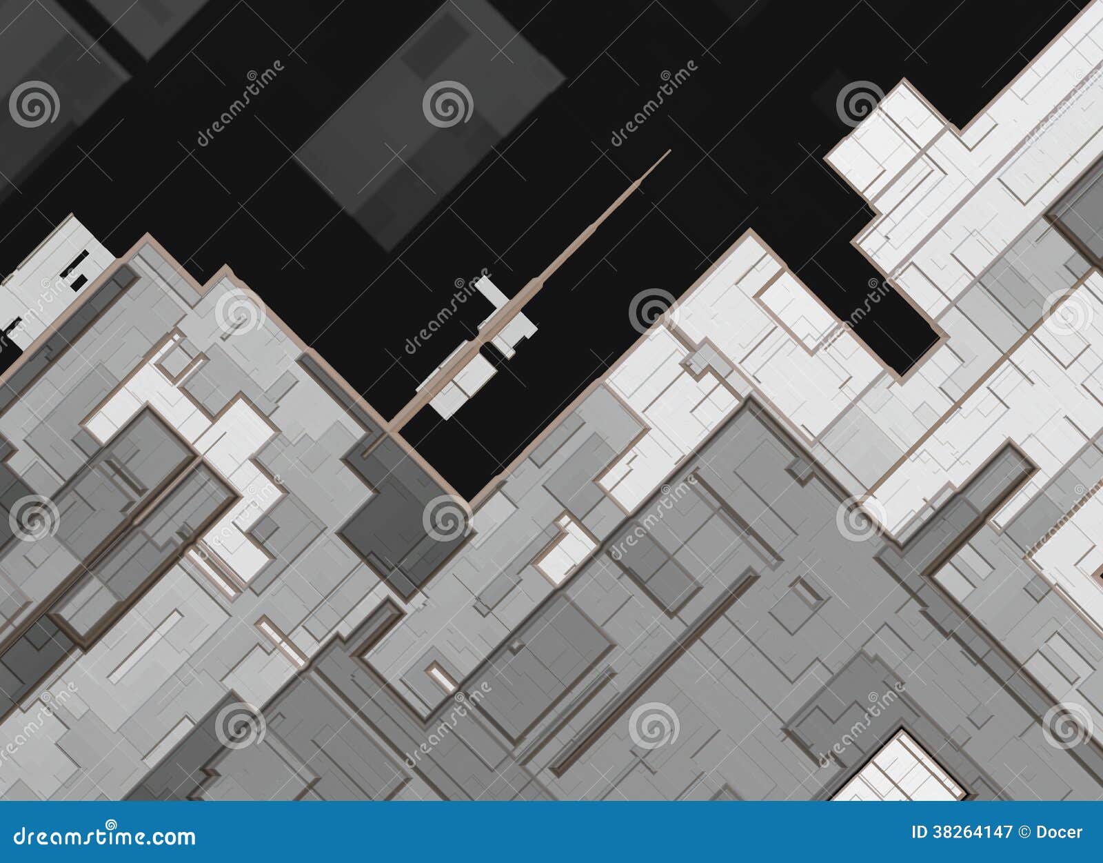 Top View City Plan. Abstract Backgrounds Stock Image - Image of digital ...