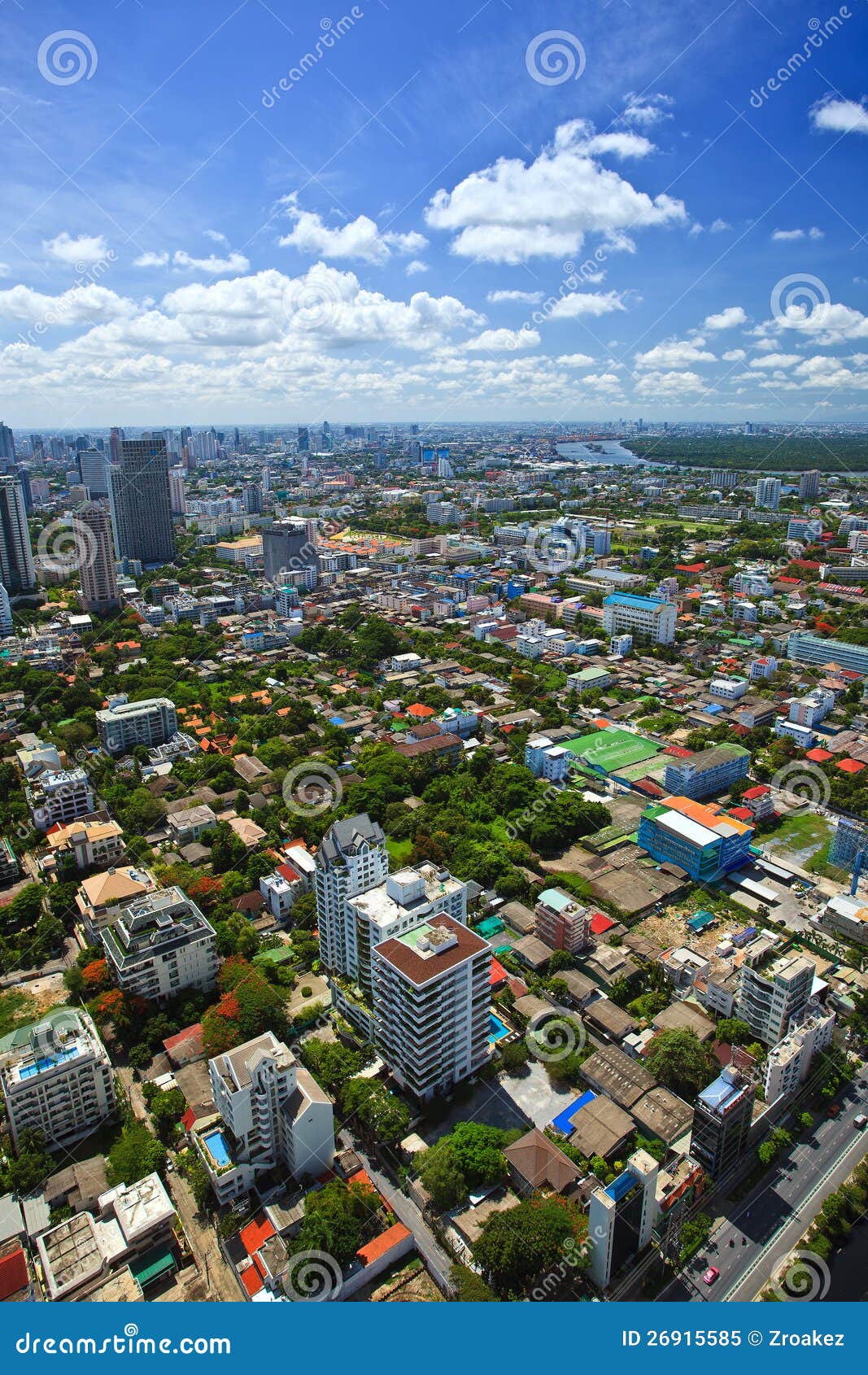 Top view of cityscape stock image. Image of downtown - 26915585