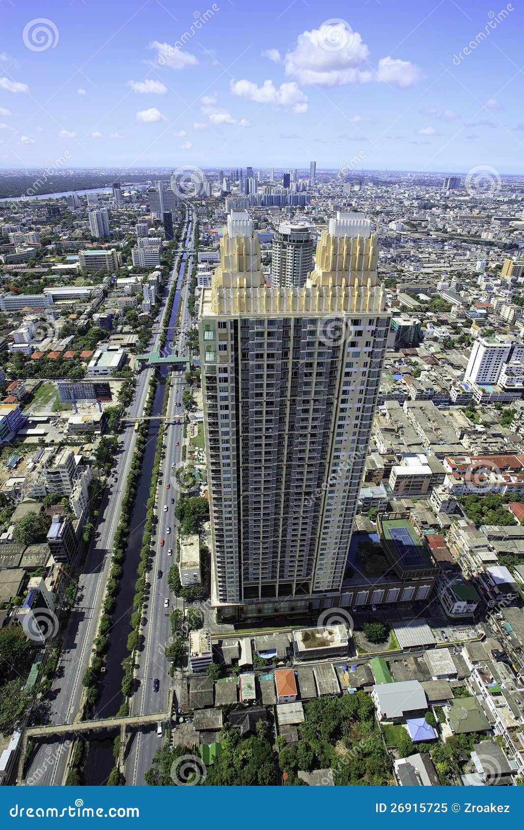 Top view of cityscape stock image. Image of downtown - 26915725