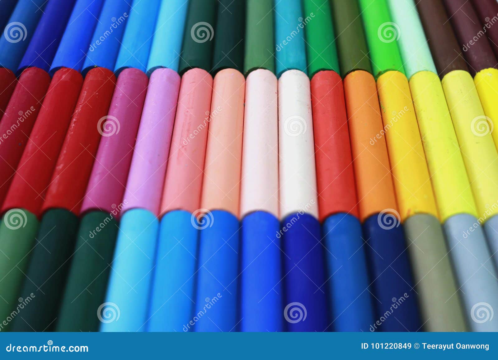 Colored chalk stock image. Image of education, create - 101220849