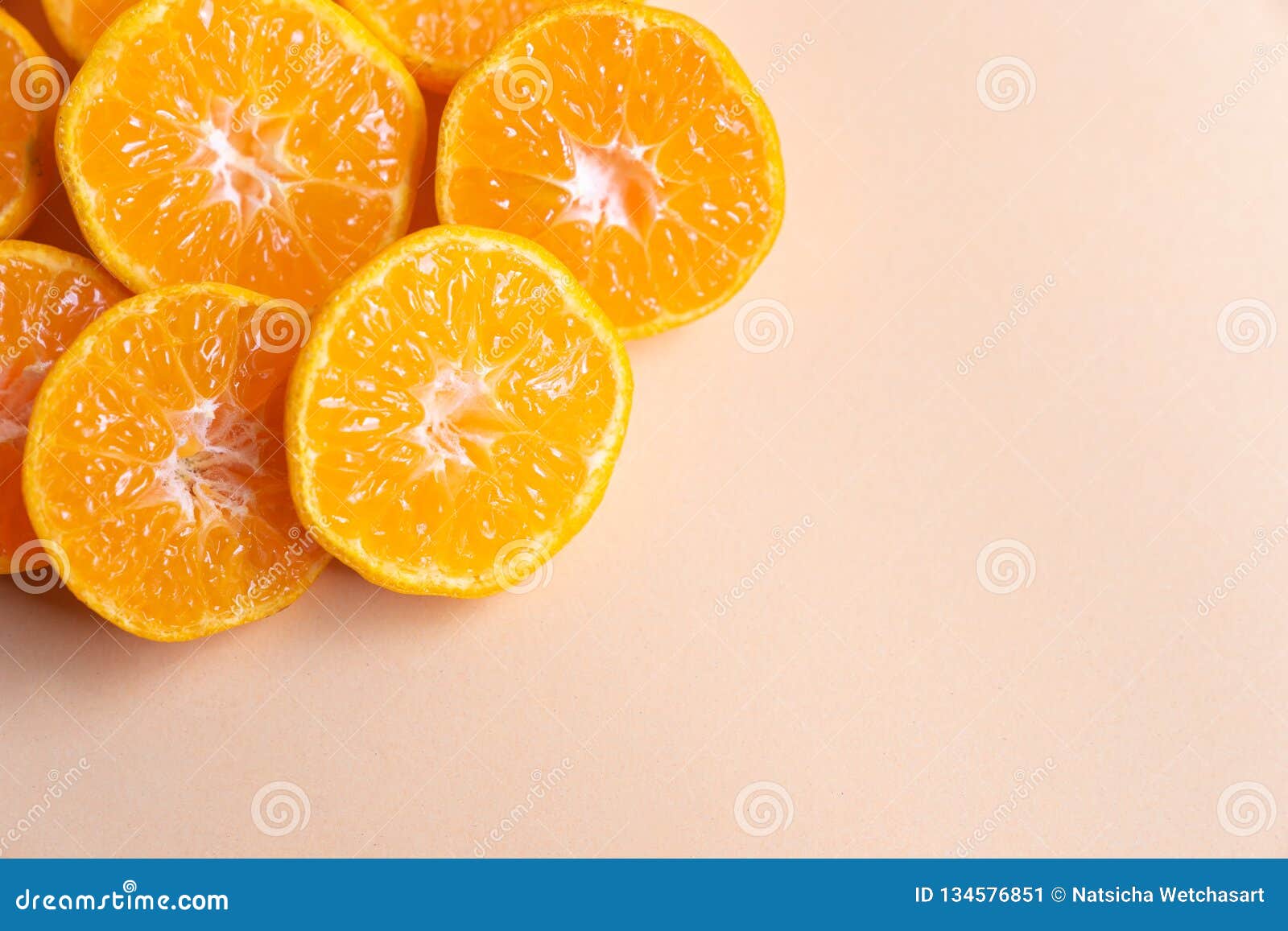 Top View Close Up Sliced Fresh Orange Stock Image - Image of slice ...