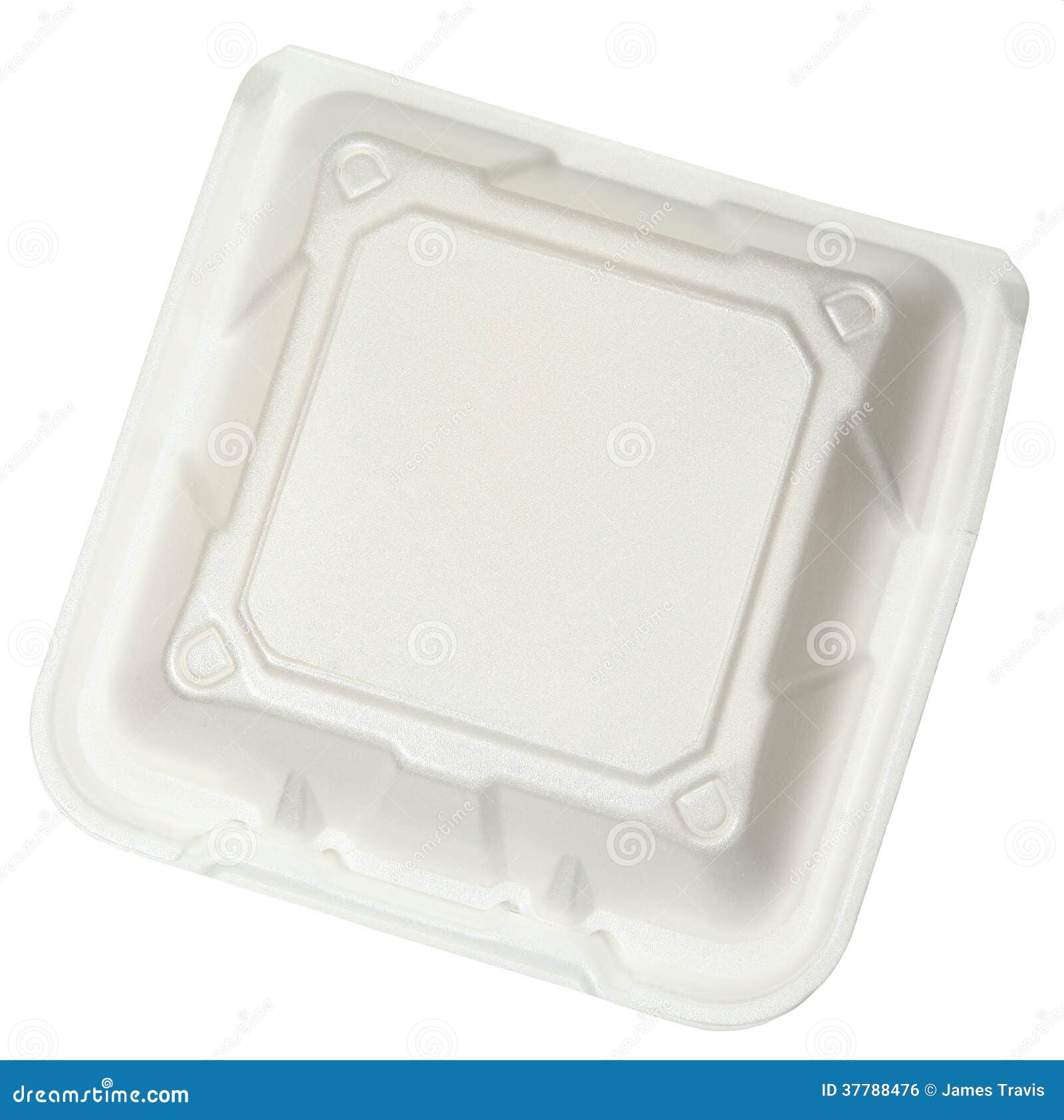 Top View Closed Styrofoam Food Container Stock Photography ...