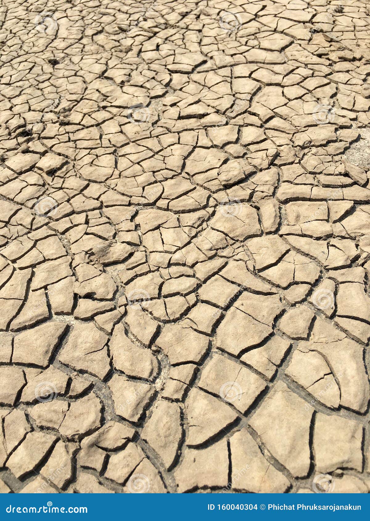 Top View Closeup Weathered Texture and Background of Arid Cracked ...