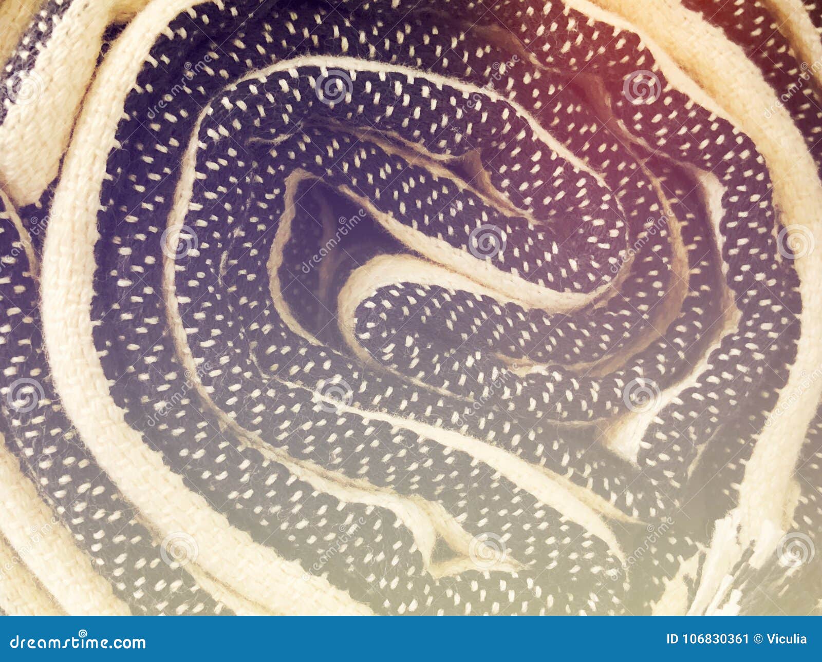 Top View of Cloth Textile Surface. Close-up Knitted Fabric Texture ...