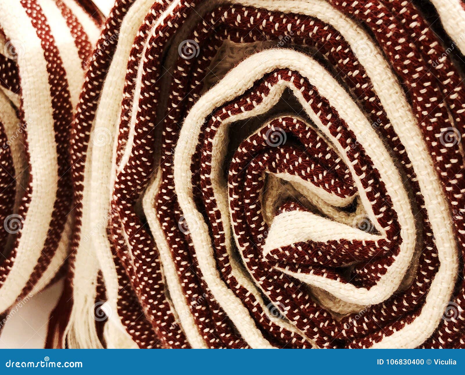 Top View of Cloth Textile Surface. Close-up Knitted Fabric Texture ...