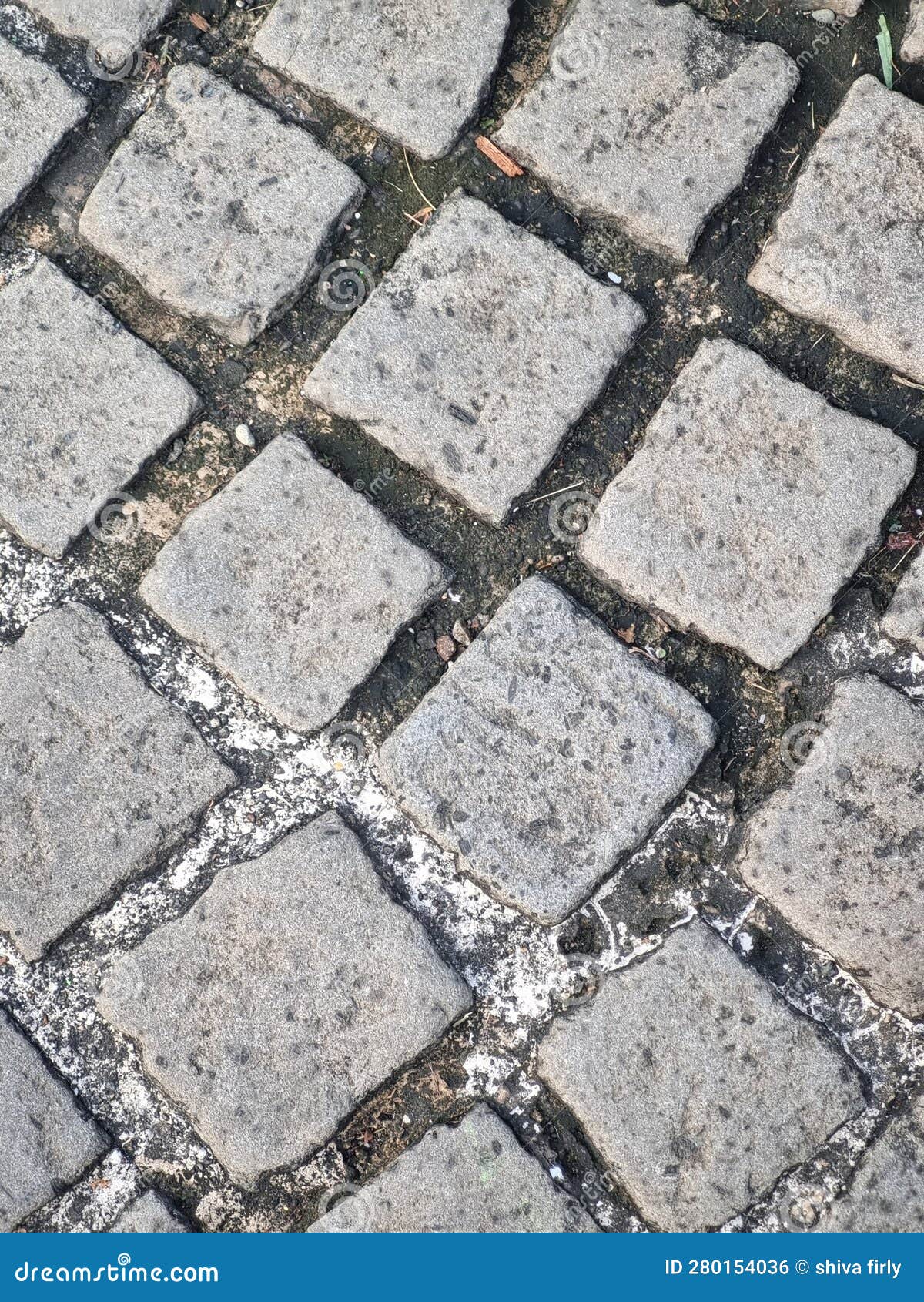 Top View of Cobblestone Street. Close Up of Old Cobblestone Pattern for ...