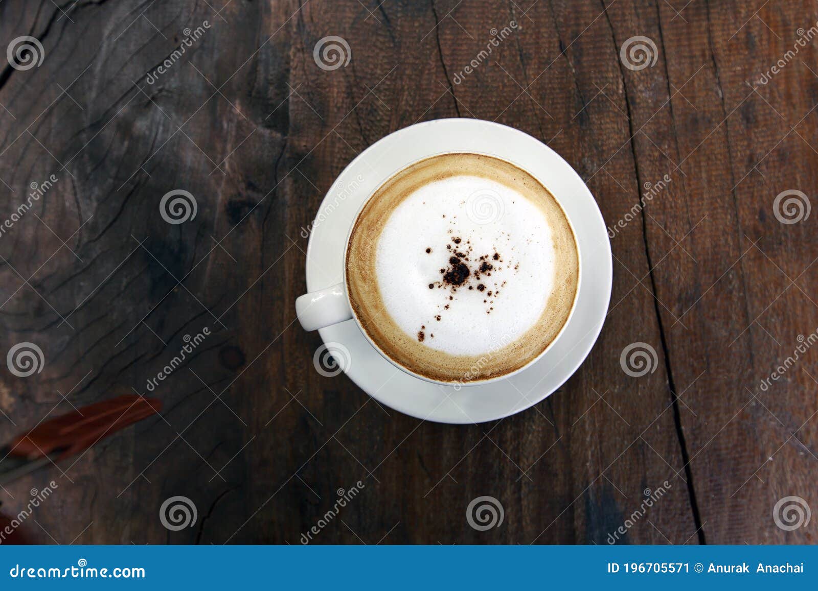 Coffee cup on the table stock image. Image of pleasure - 196705571
